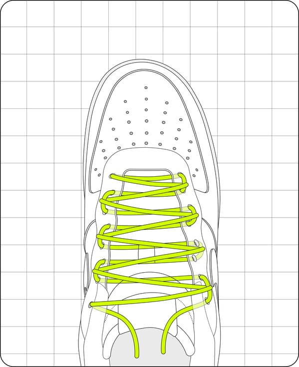 Transform your kicks with fresh lacing patterns. Nike BG