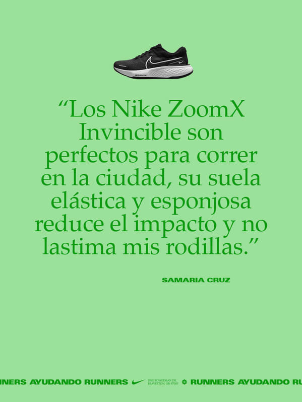 Buscador de calzado de running. Nike MX
