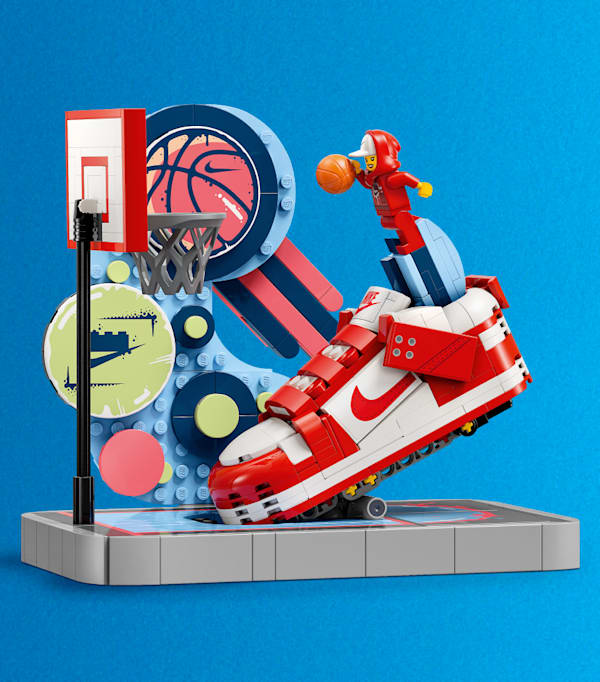 Colaboración de Nike y LEGO®. Nike