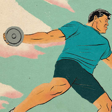 discus throw technique name