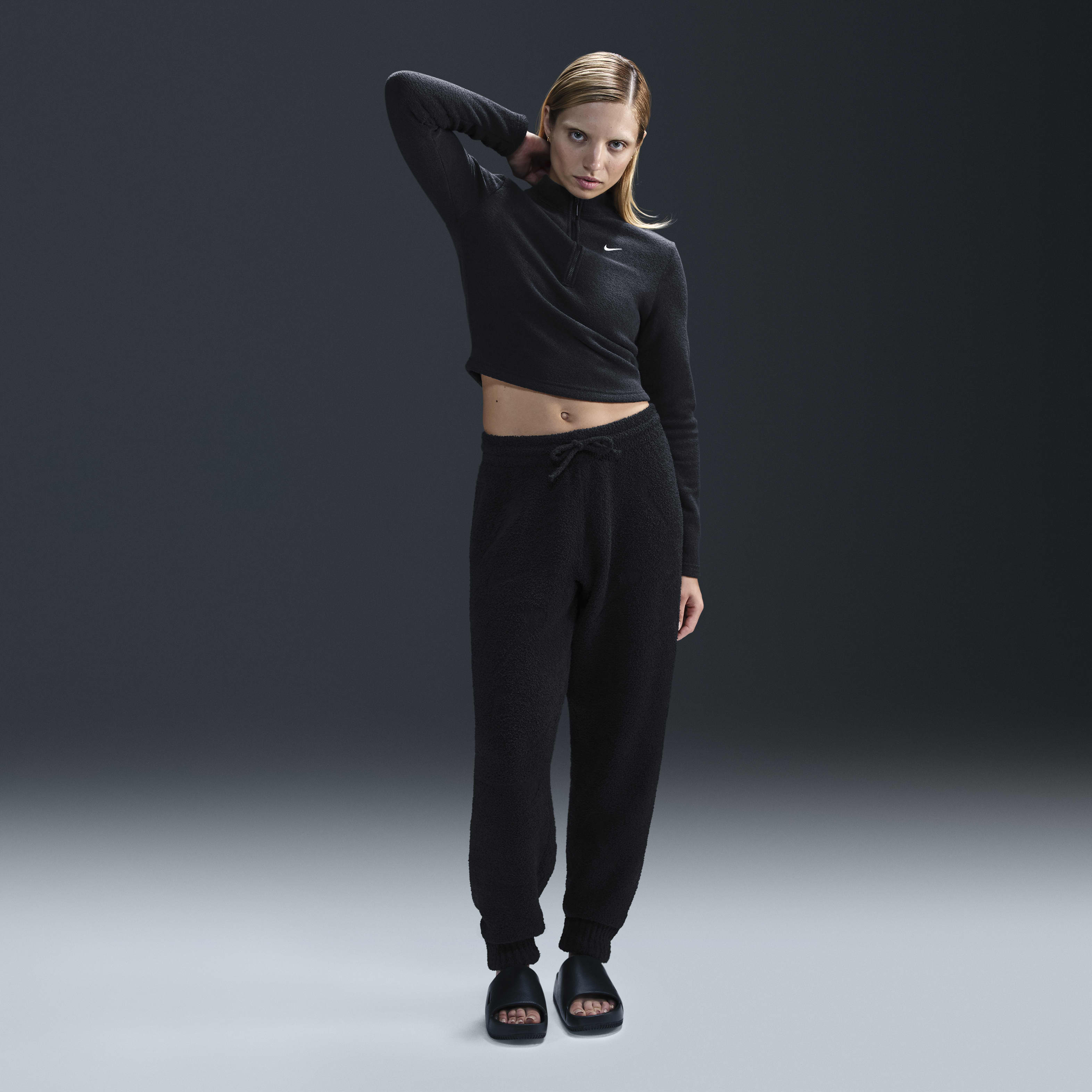 Nike Sportswear Phoenix Cosy Bouclé Women's High-Waisted Oversized Knit ...