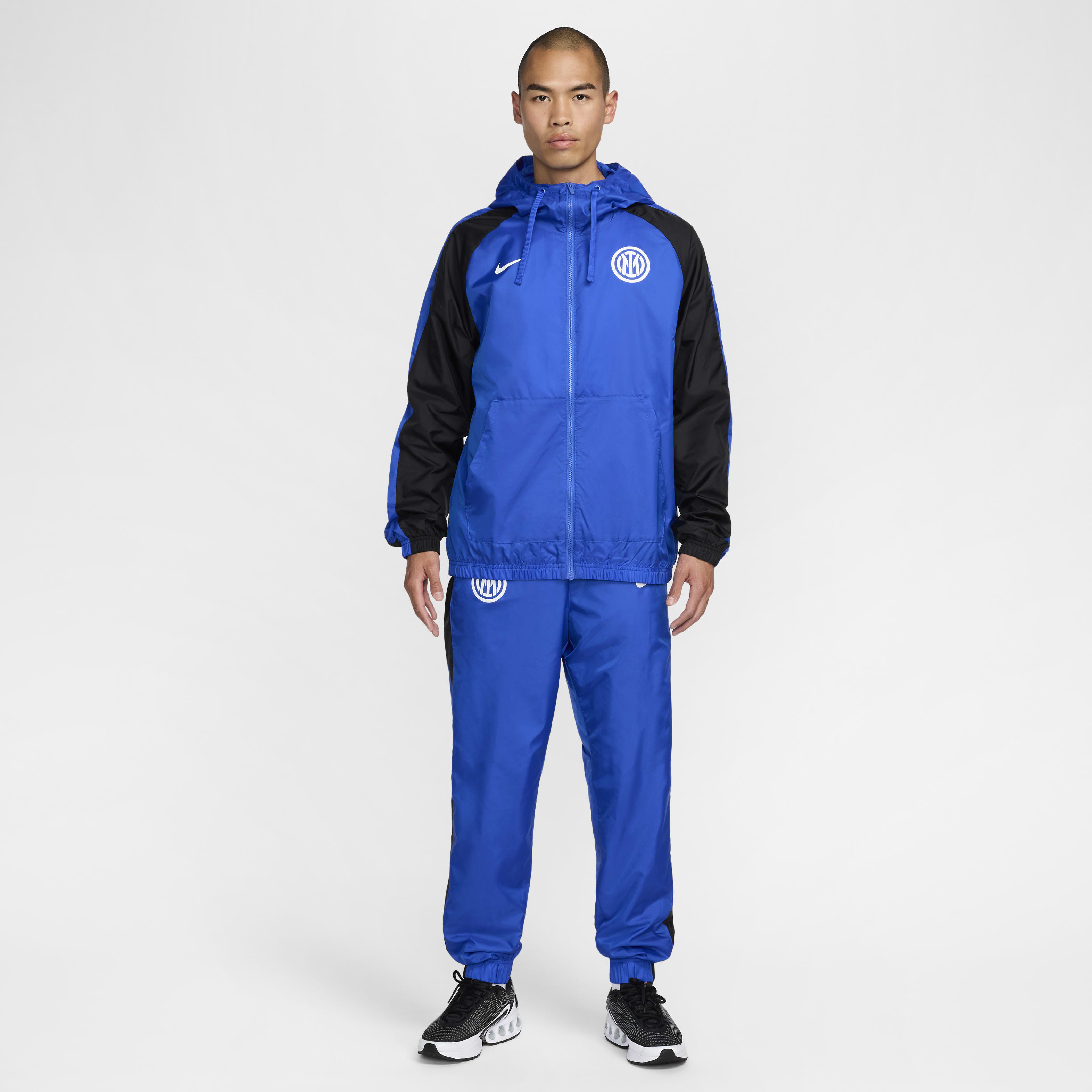 Nike Inter Milan Home Men's Nike Football Hooded Woven Tracksuit | King ...