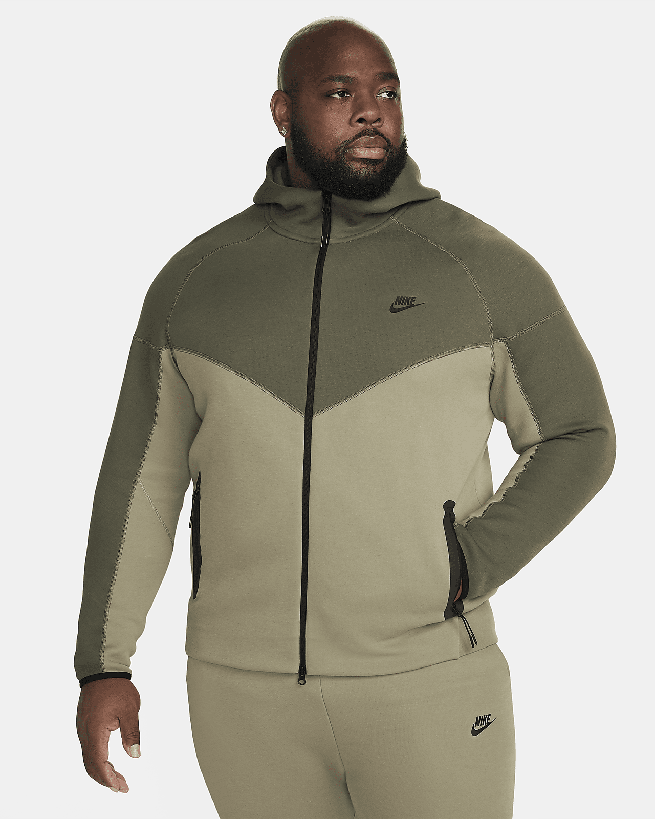 Мужское худи Nike Sportswear Tech Fleece Windrunner для бега по цене ...