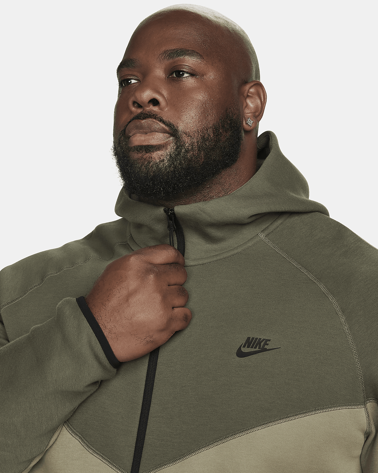 Мужское худи Nike Sportswear Tech Fleece Windrunner для бега по цене ...