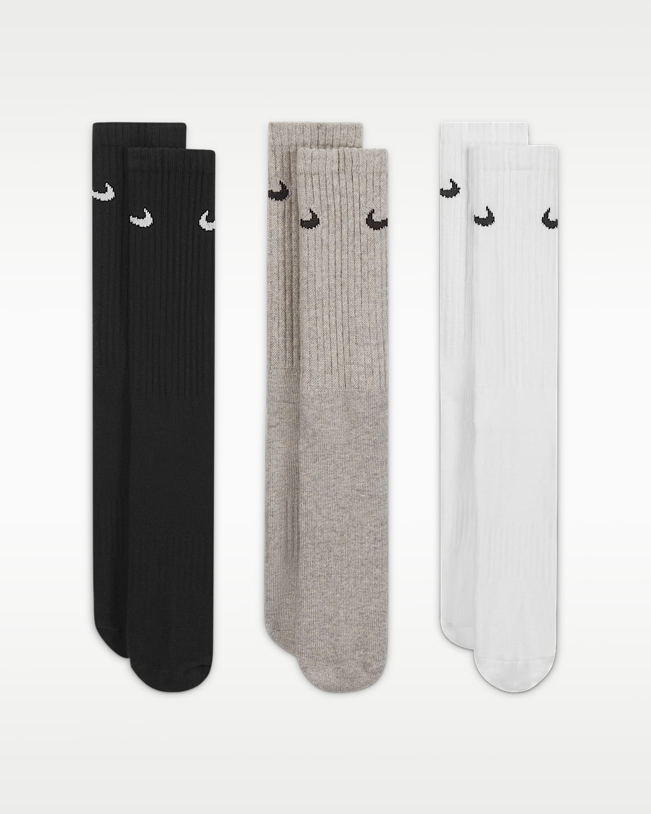 Nike Cushioned Training Crew Socks (3 Pairs). Nike UK