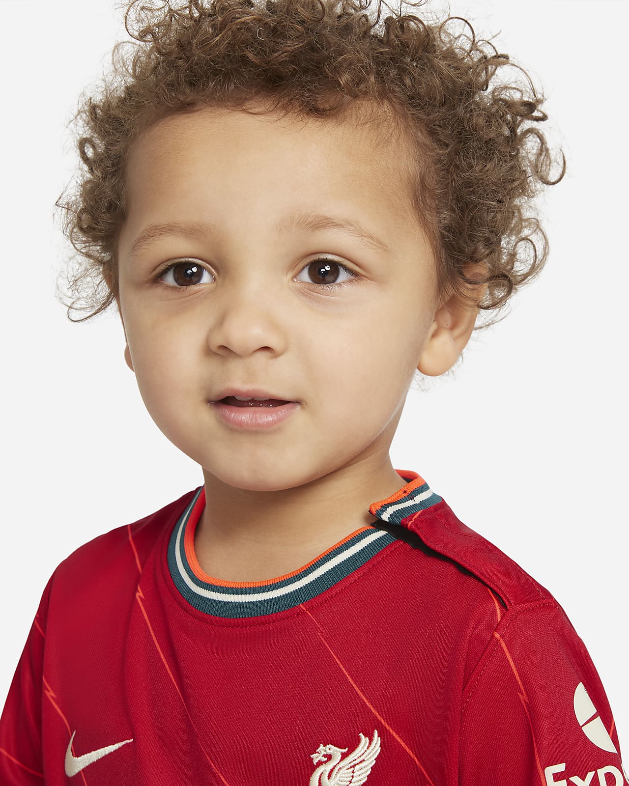 Liverpool F.C. 2021/22 Home Baby & Toddler Football Kit. Nike BE