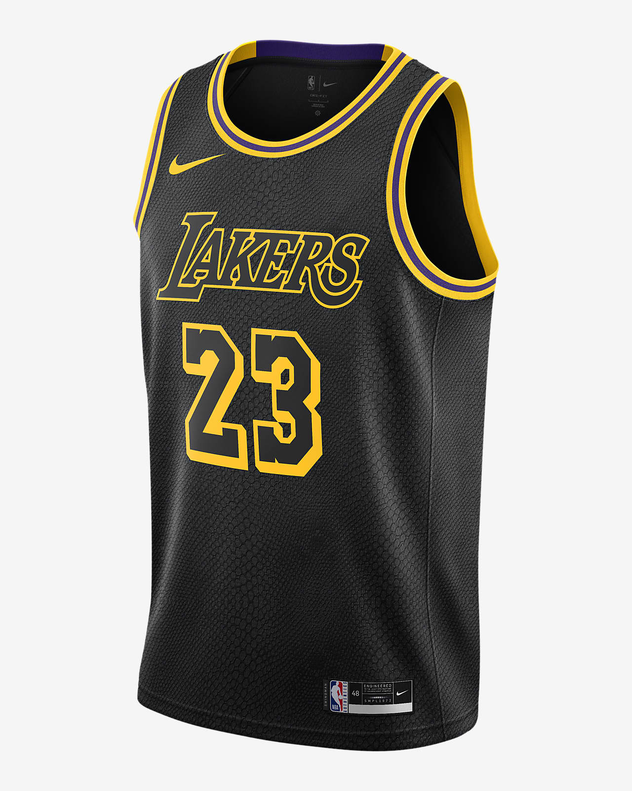 LeBron James x Los Angeles Lakers 'Black Mamba' #23 Jersey - Sneaker Steal LeBron James x Los Angeles Lakers 'Black Mamba' #23 Jersey - Sneaker Steal