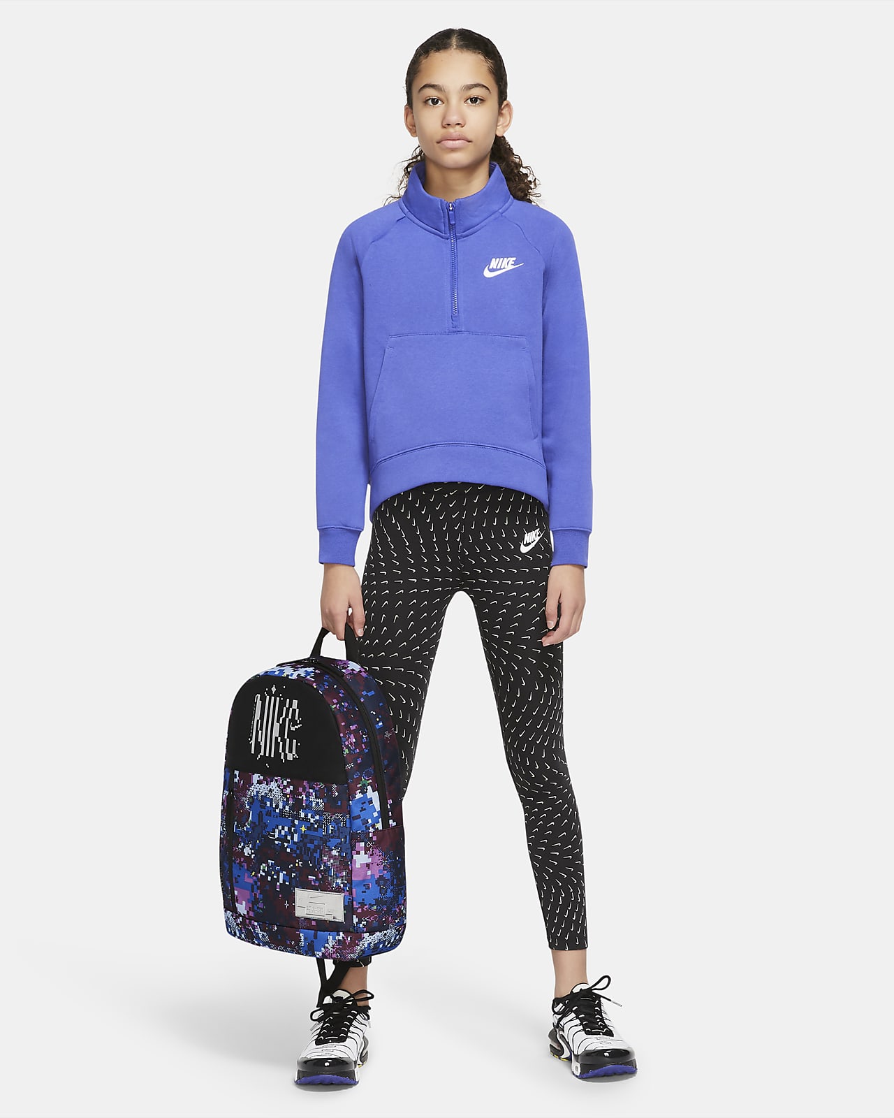 Nike Kids' Printed Backpack (20L). Nike DK