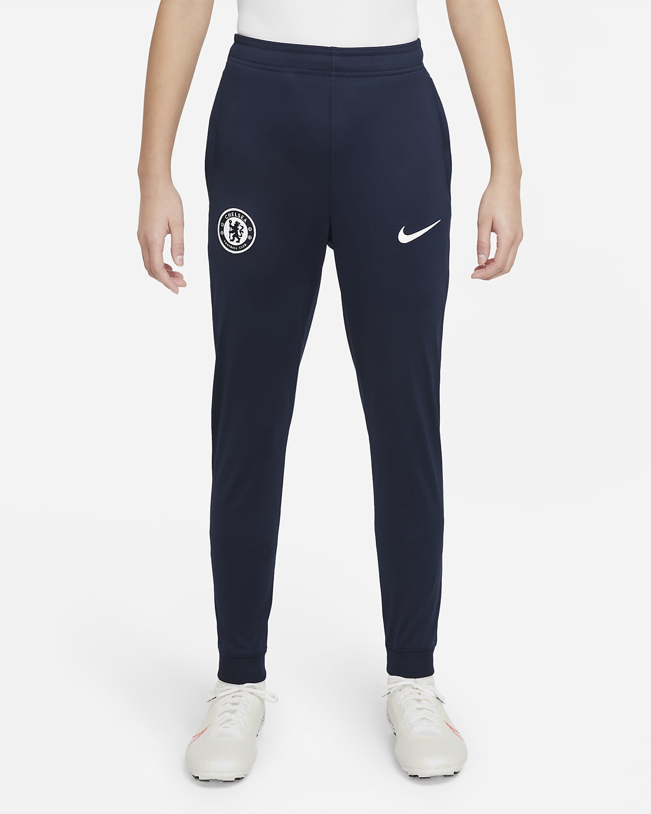 Chelsea F.C. Strike Older Kids' Nike Dri-FIT Knit Football Tracksuit ...