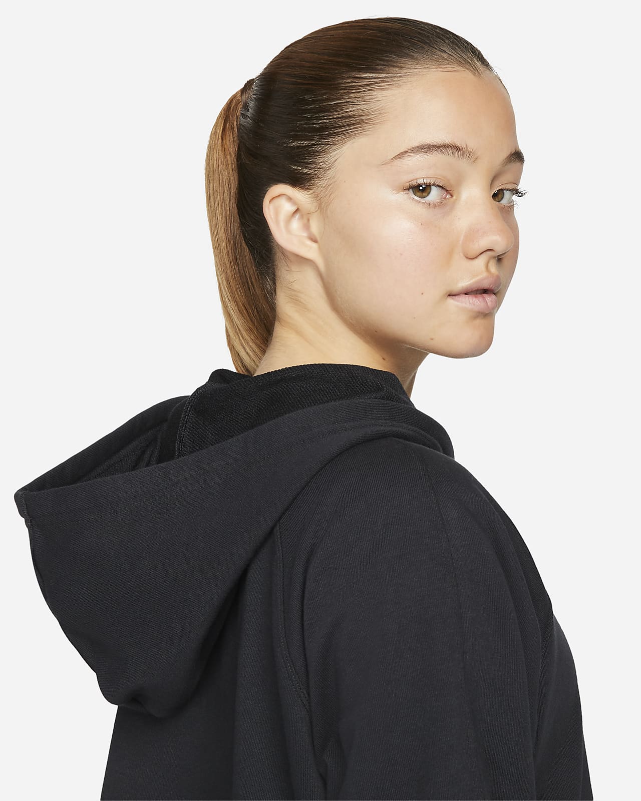 Nike Dri-FIT Get Fit Women's Full-Zip Graphic Training Hoodie. Nike LU