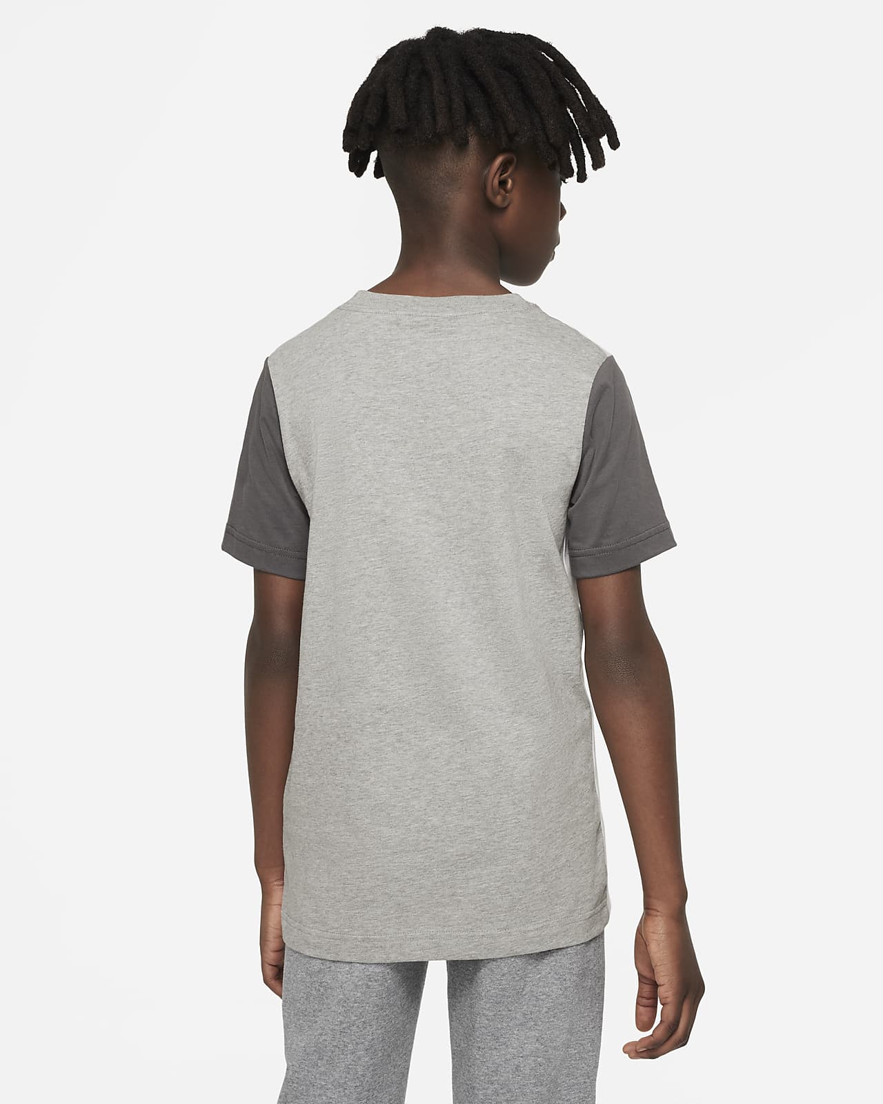 Nike Sportswear Hybrid Older Kids' (Boys') Top. Nike AT