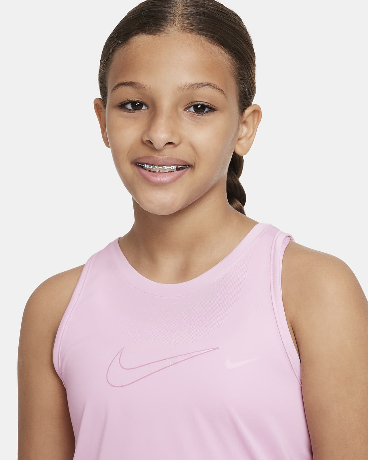 Nike Dri-FIT One Older Kids' (Girls') Training Tank. Nike LU