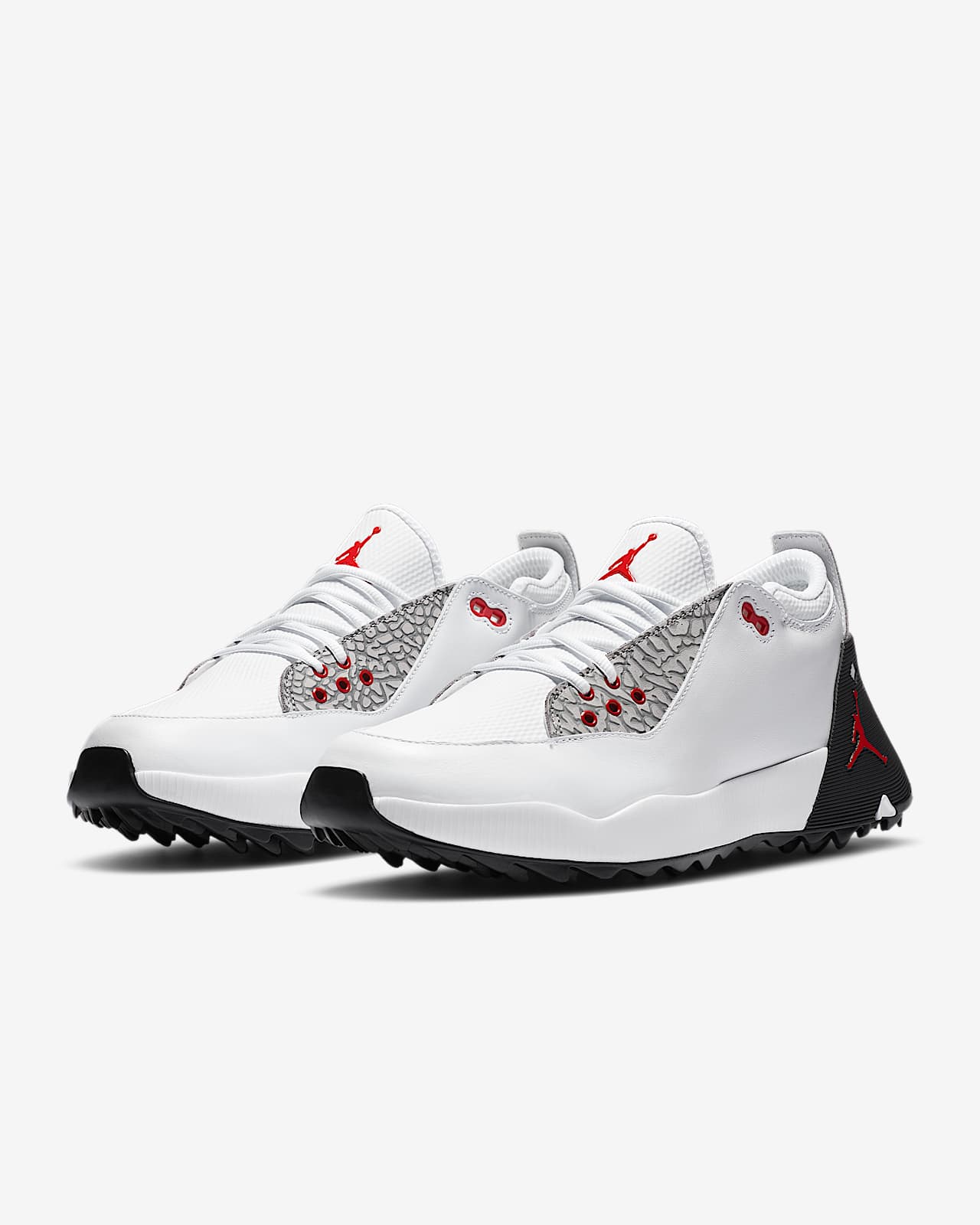 ナイキ エア ジョーダン ゴルフシューズ 26cm Jordan ADG 2 Black White Red CT7812-001 海外の人気 ...