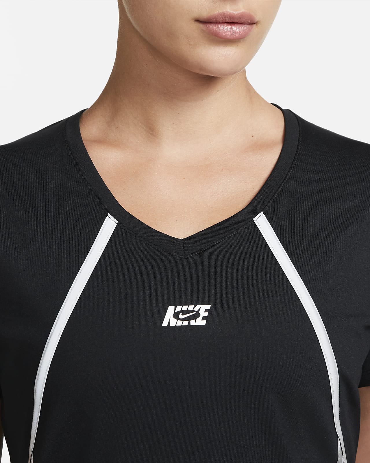 Nike Dri-FIT UV Icon Clash Women's Short-Sleeve Top. Nike SI