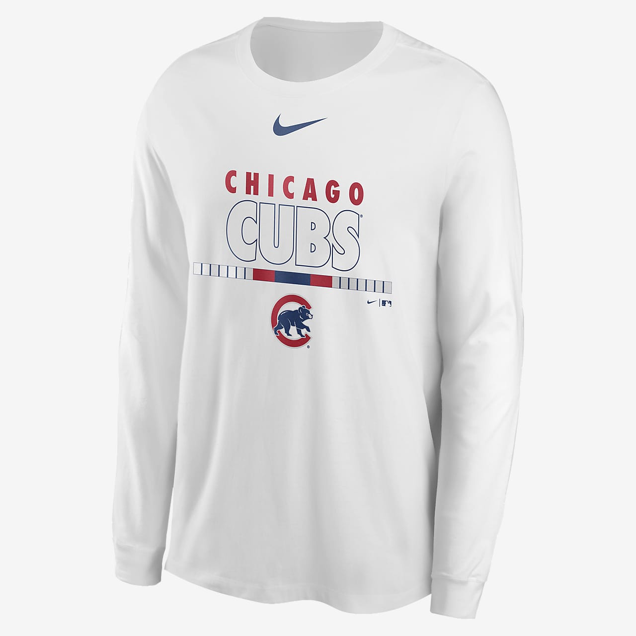 Playera de manga larga para hombre Nike Color Bar (MLB Chicago Cubs ...