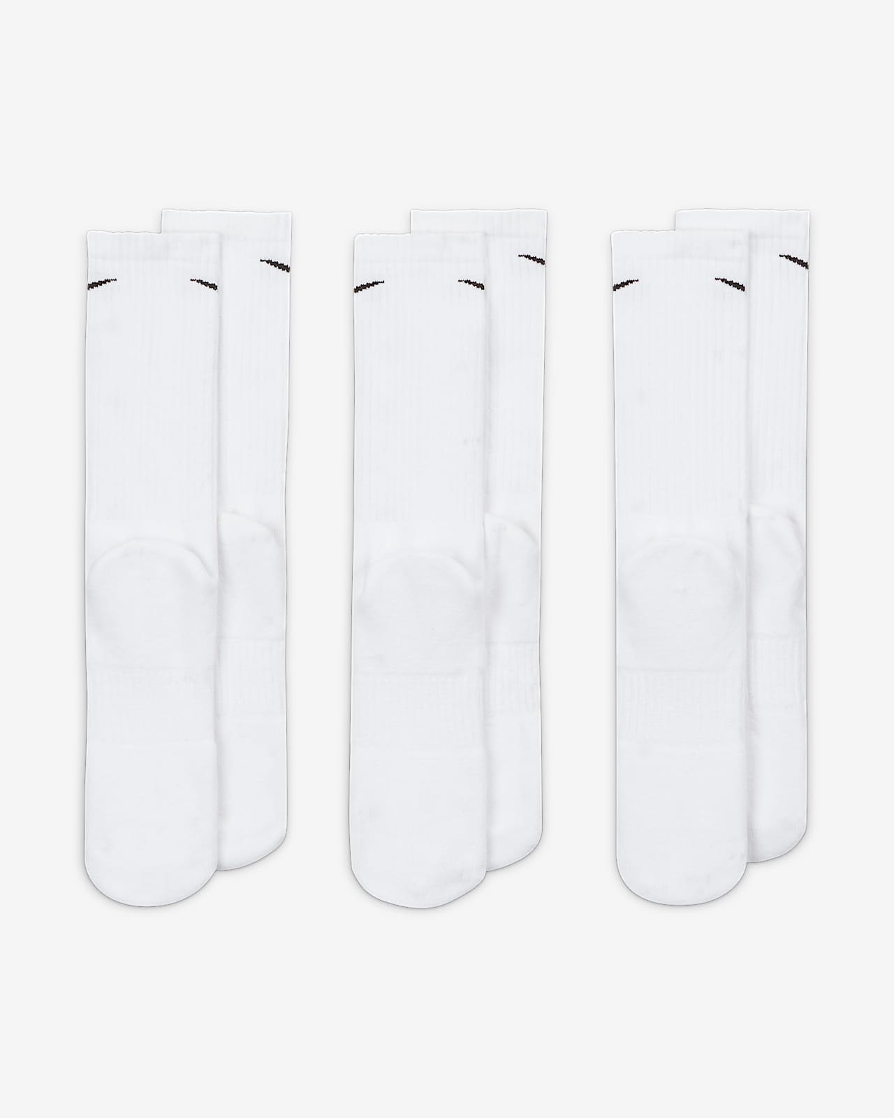 Nike Everyday Cushioned Training Crew Socks (3 Pairs). Nike GB