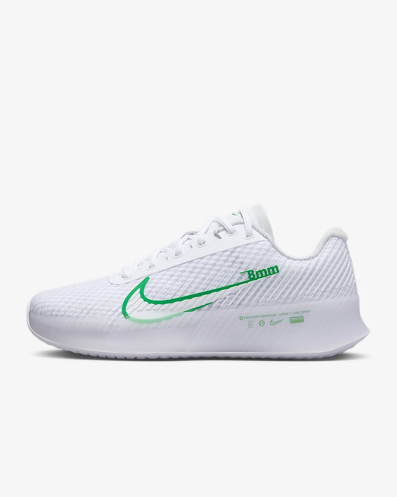 Tennissko för hårt underlag NikeCourt Air Zoom Vapor 11 för kvinnor ...