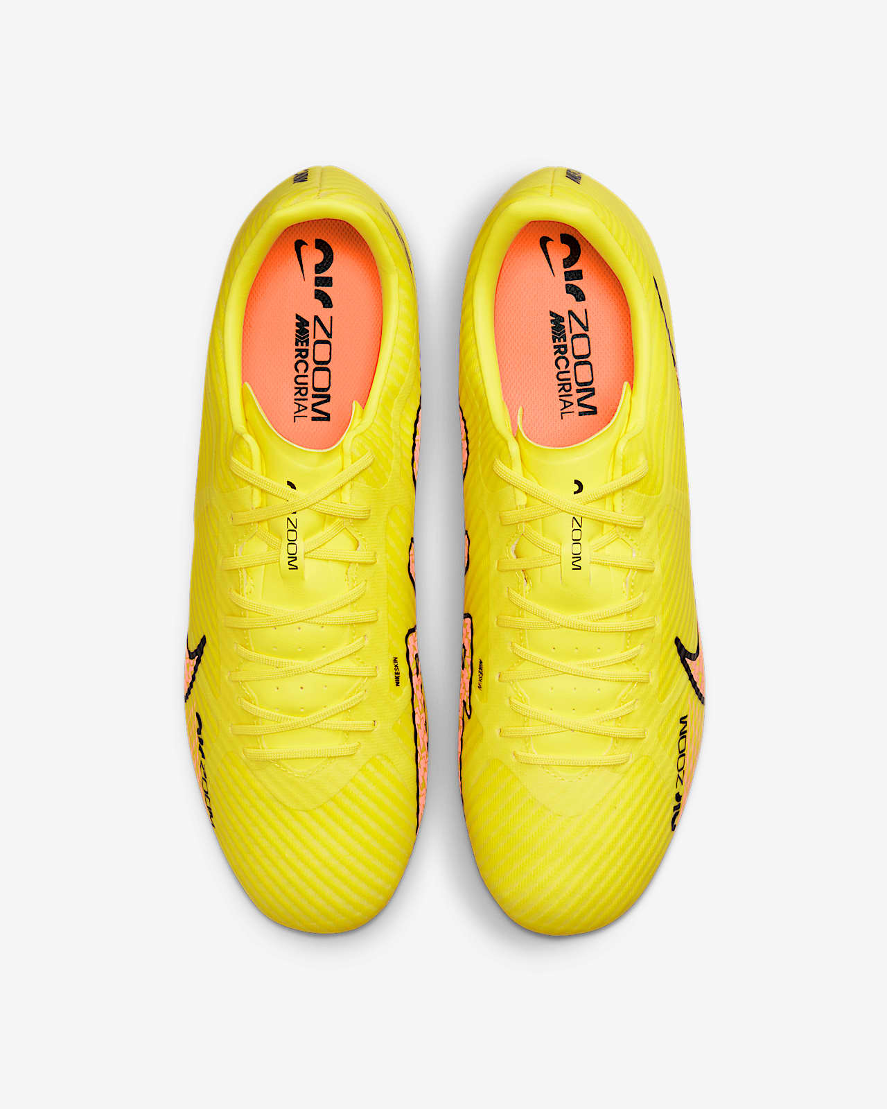 Nike Air Zoom Mercurial Vapor 15 Elite FG Lucent Yellow Strike/Sunset ...