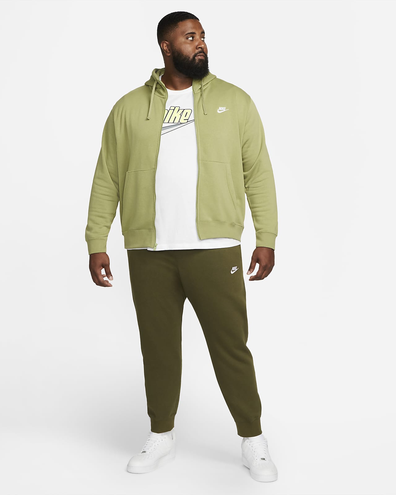 Nike Sportswear Club Fleece Men's Full-Zip Hoodie. Nike DK