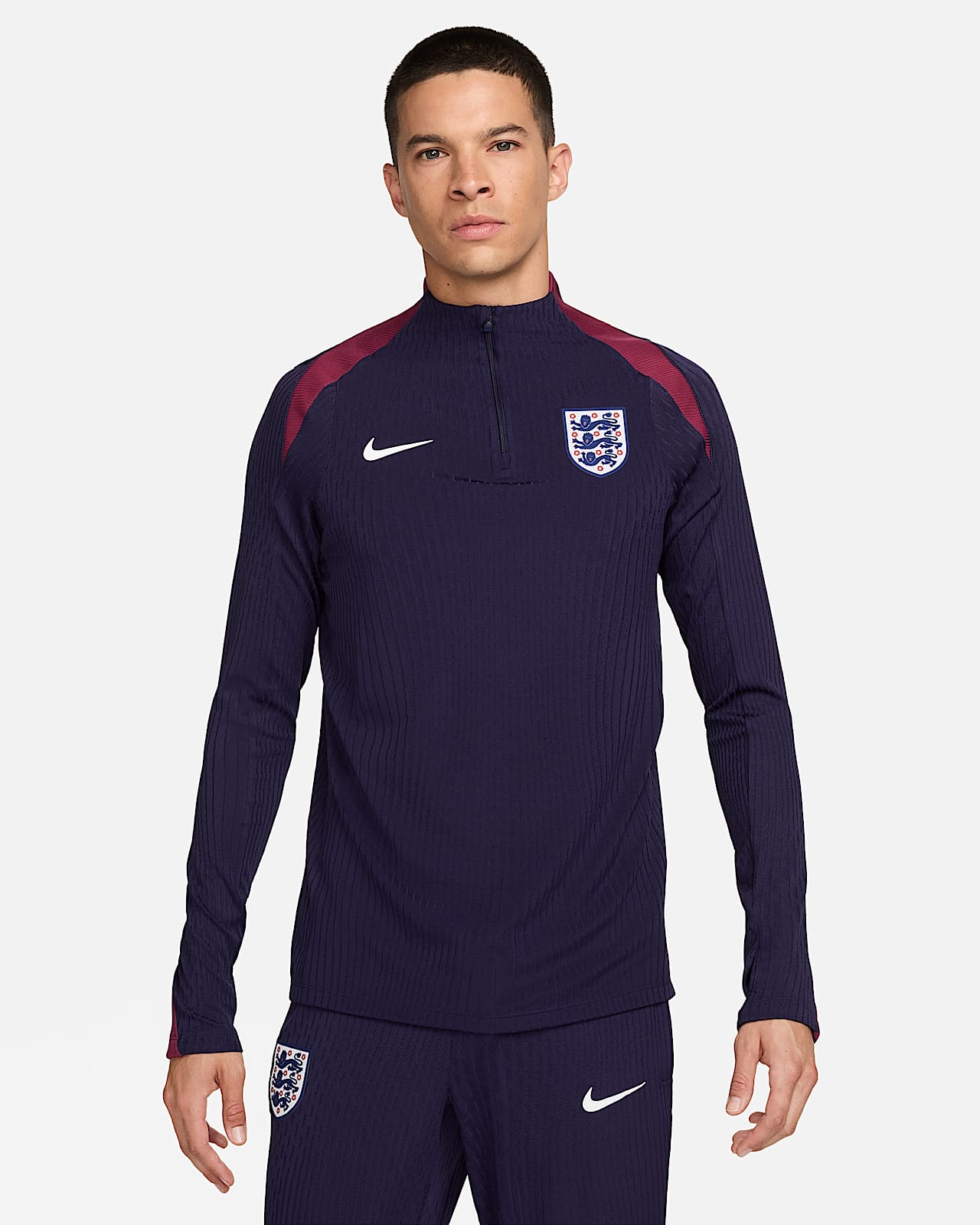 England Strike Elite Men's Nike Dri-FIT ADV Football Knit Drill Top ...