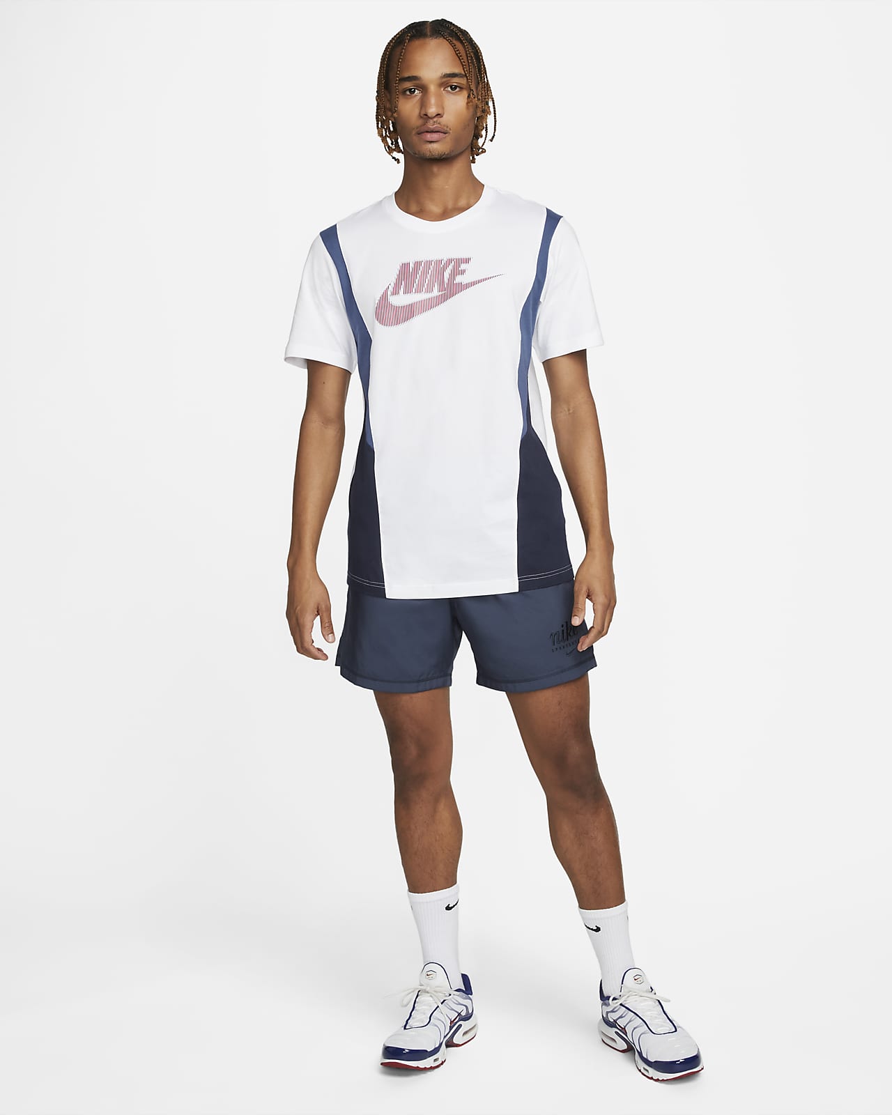 Nike Sportswear Hybrid Short-Sleeve Top. Nike GB