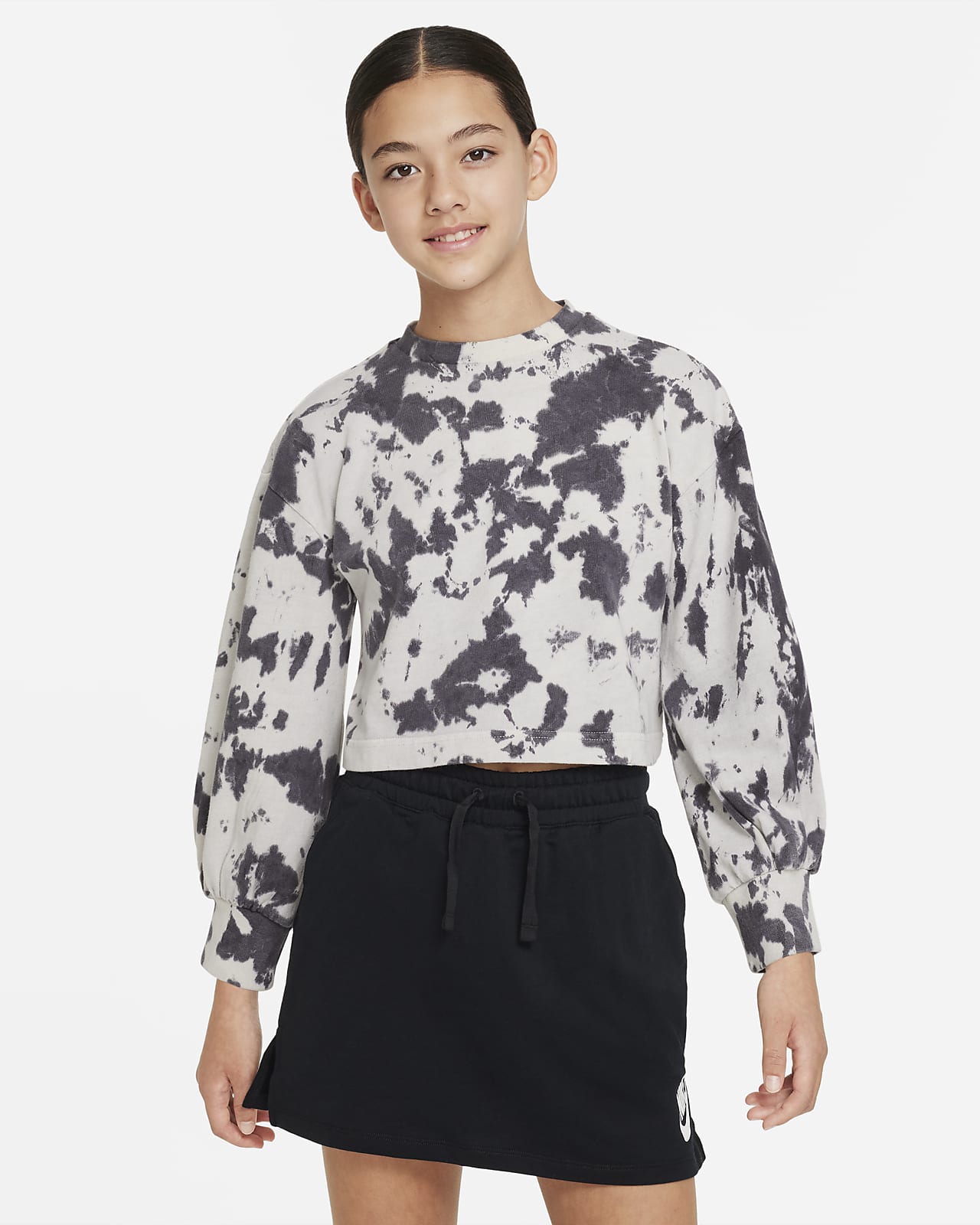 Nike Sportswear Older Kids' (Girls') Jersey Crew. Nike IE