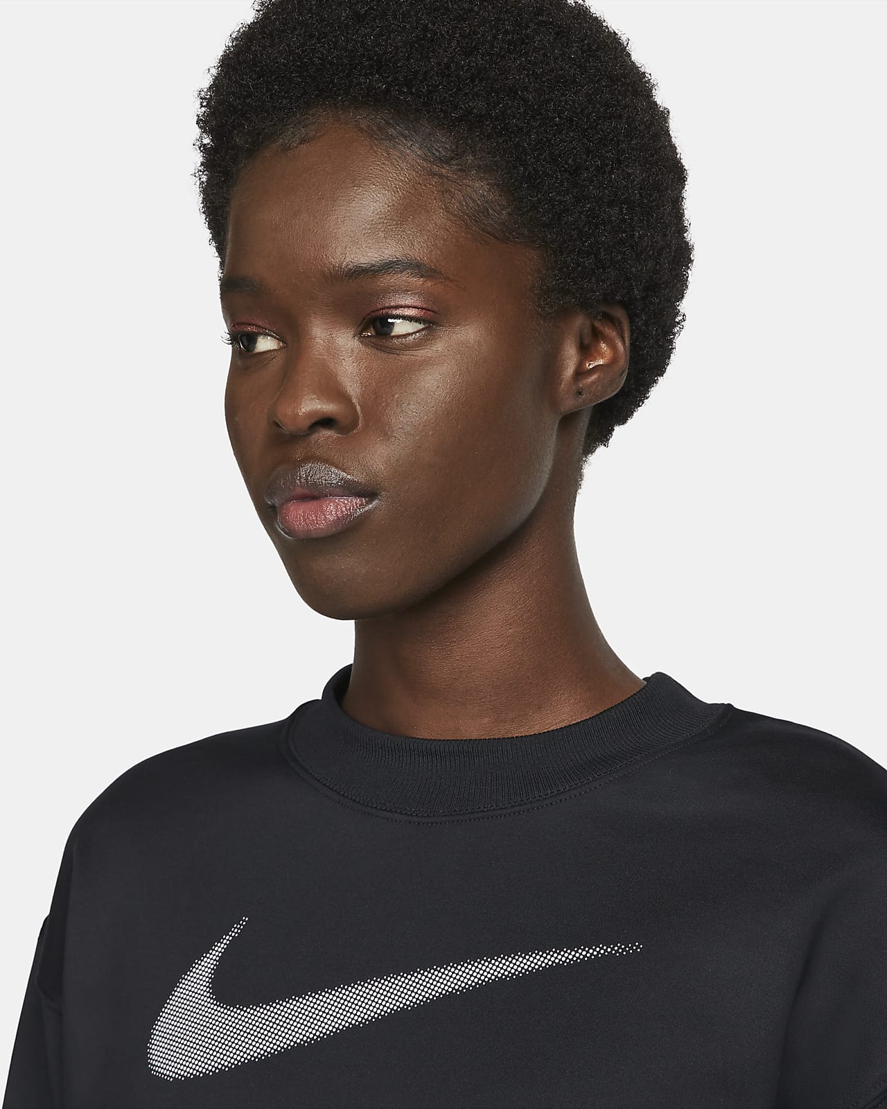 Nike Therma-FIT All Time Women's Graphic Crew-Neck Sweatshirt. Nike NL