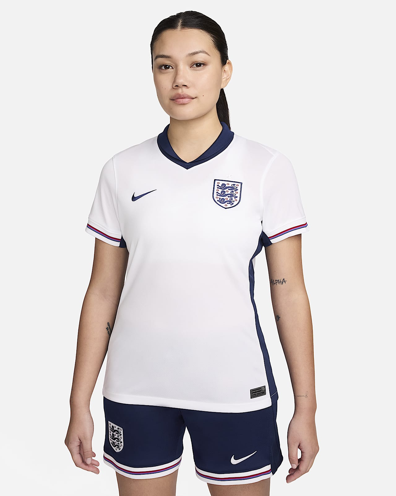 England (Men's Team) 2024/25 Stadium Home Nike Replika-Fußballtrikot mit Dri-FIT-Technologie ...