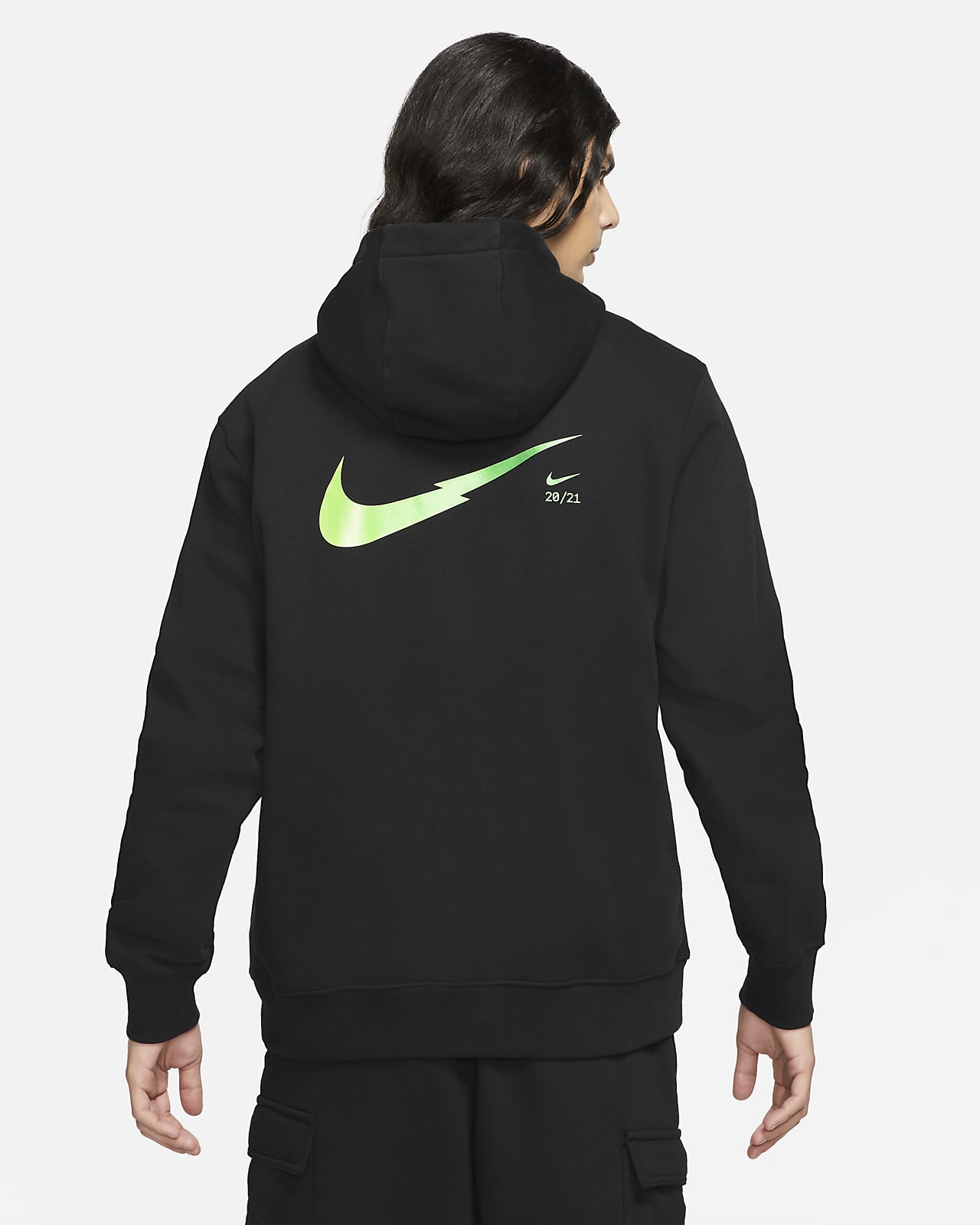 Nike Sportswear kapucnis, belebújós férfipulóver. Nike HU