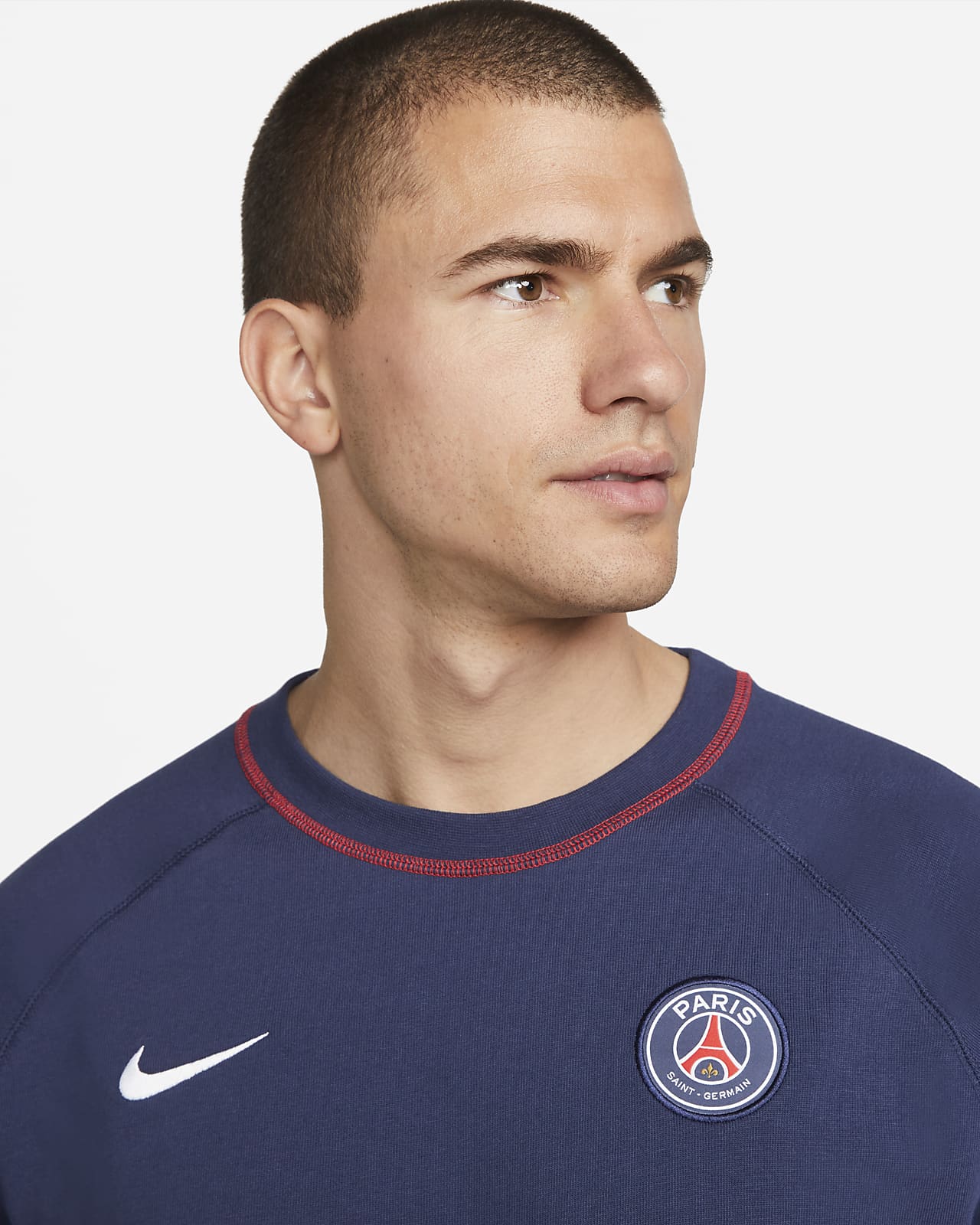 Paris Saint-Germain Men's Short-Sleeve Football Top. Nike SI