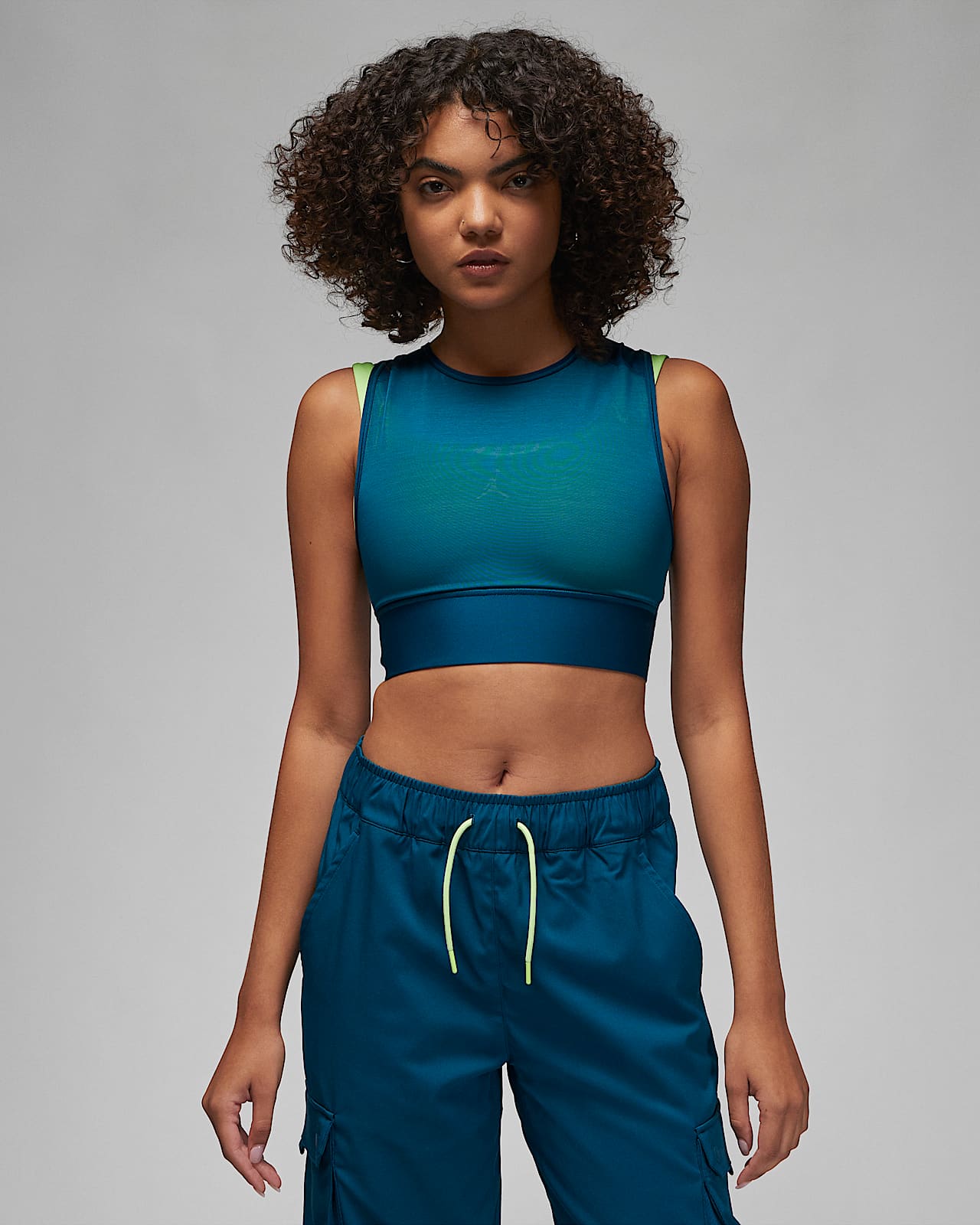 Jordan Sport Women's Medium-Support Lightly Lined Layered Sports Bra ...