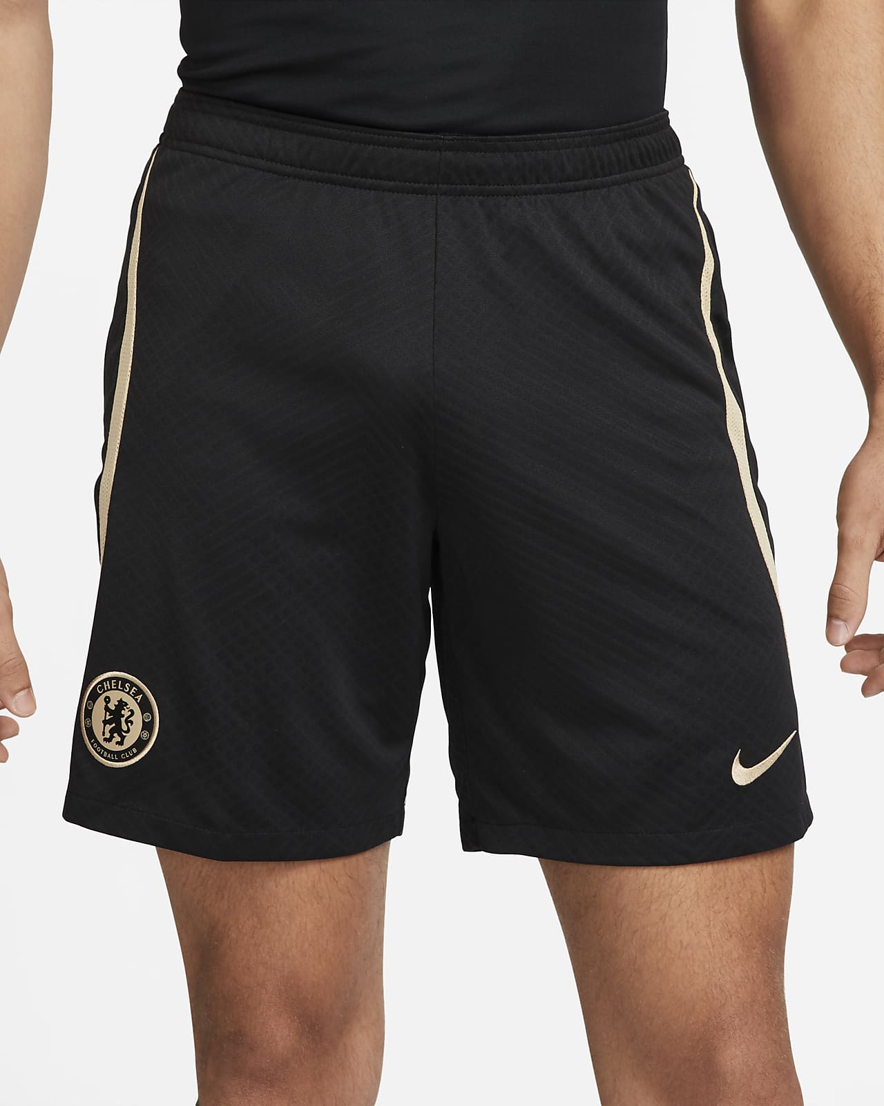 Chelsea F.C. Strike Men's Nike Dri-FIT Knit Football Shorts. Nike PT