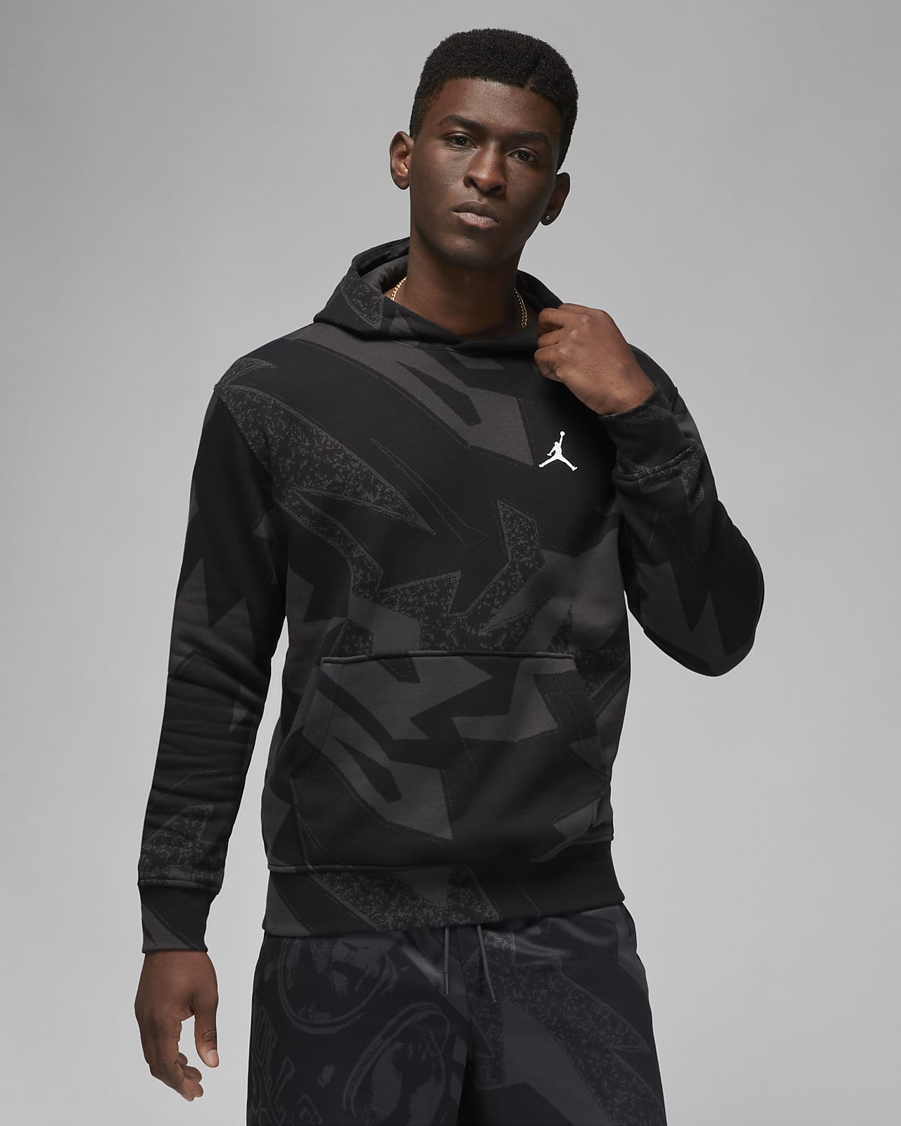 Jordan Brooklyn Fleece Men's Pullover Hoodie. Nike IE