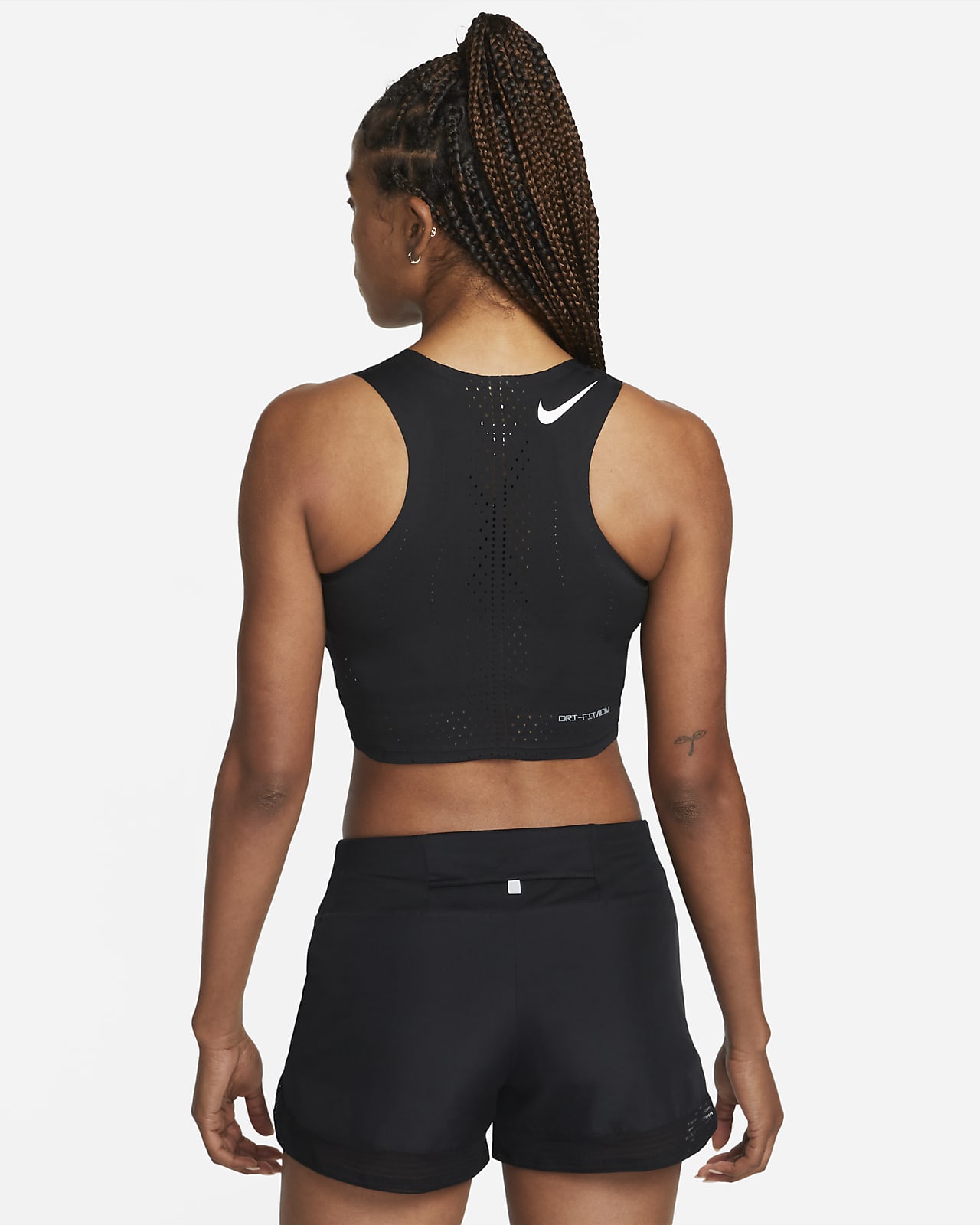 Nike Dri FIT ADV AeroSwift Women s Running Crop Top Nike CH