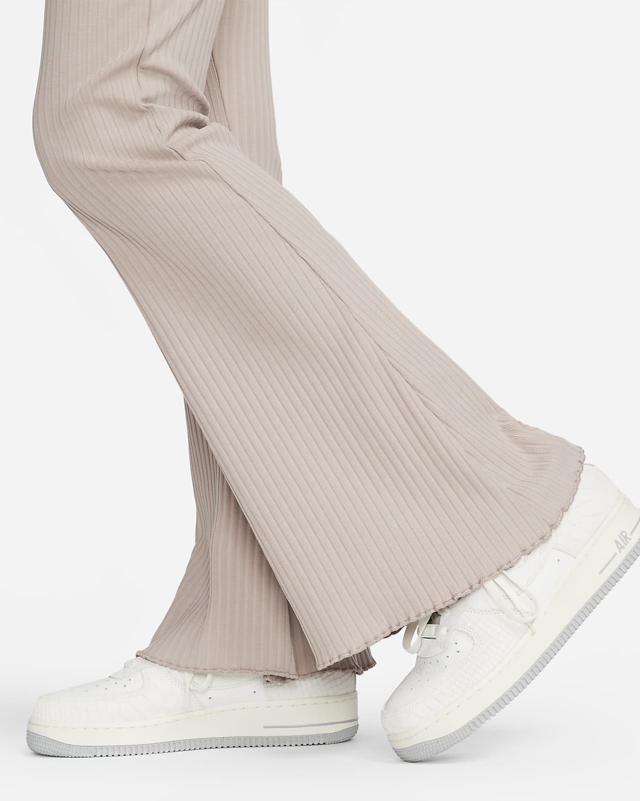 Nike Sportswear Women's High-Waisted Ribbed Jersey Trousers. Nike AE