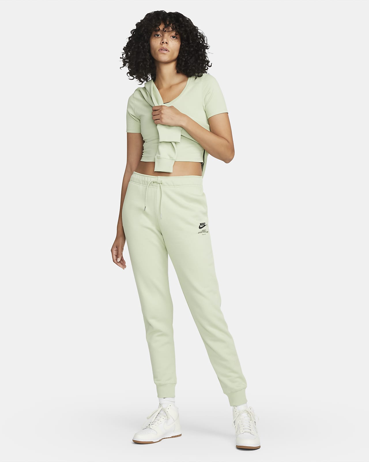 Nike Sportswear Club Fleece Womens Mid Rise Trousers Nike Ie