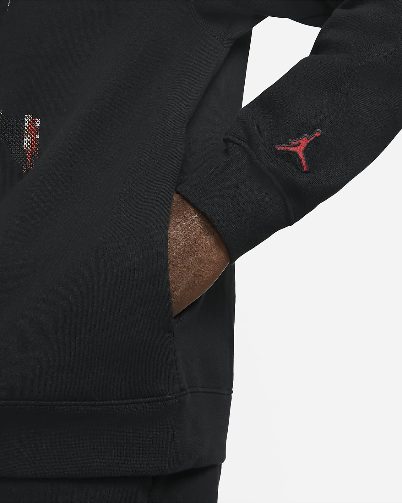 Jordan Essentials Men's Graphic Fleece Hoodie. Nike PT
