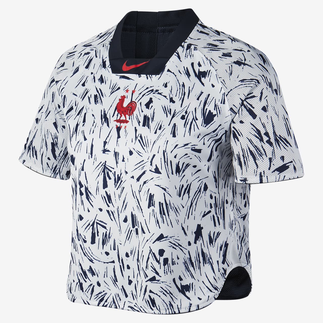 FFF Women's Reversible Short-Sleeve Football Top. Nike IE