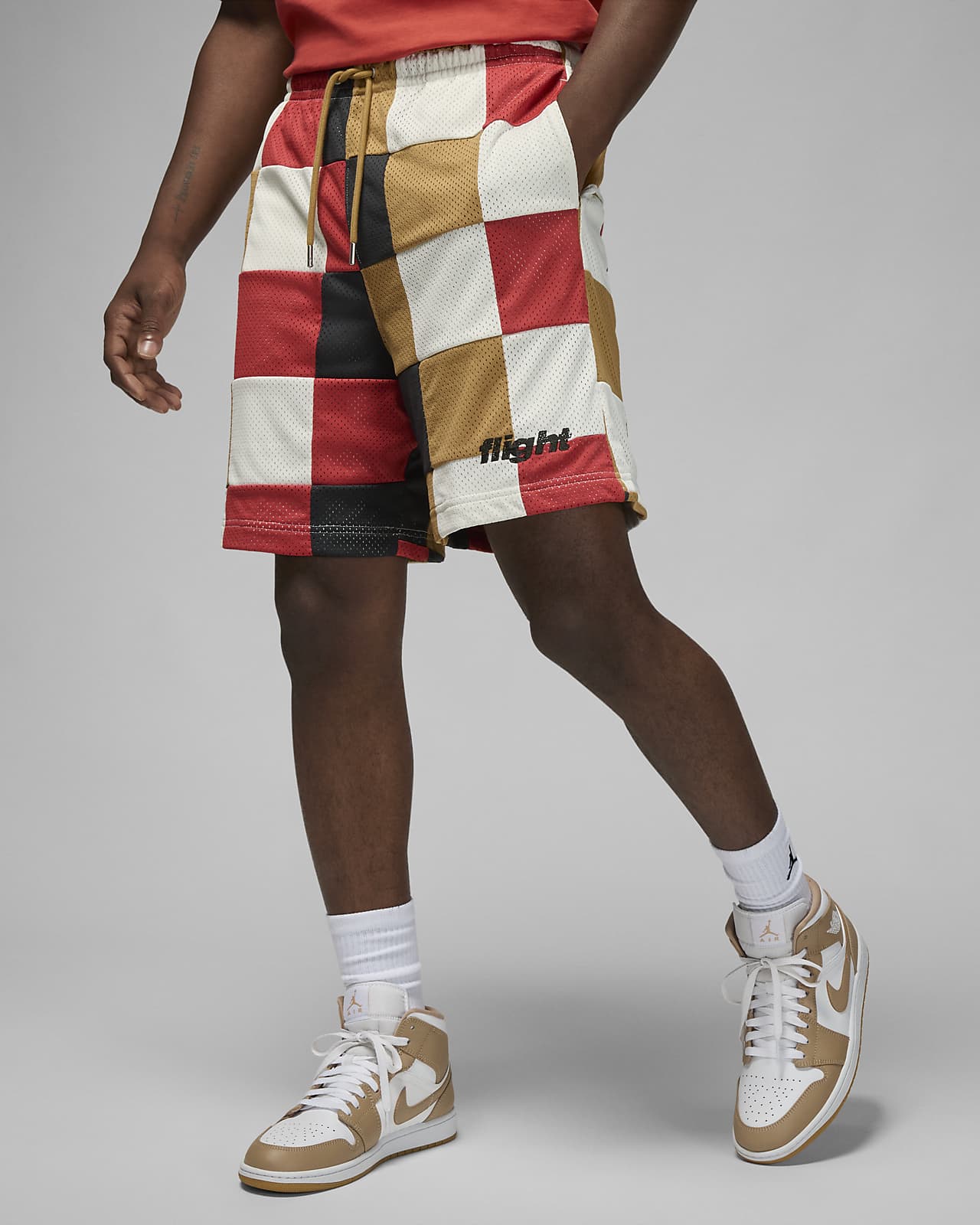 Jordan Flight Heritage Men's Patchwork Shorts. Nike PT