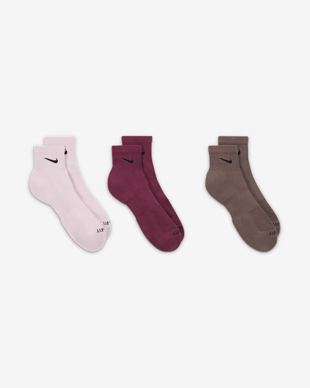Nike Everyday Plus Cushioned Training Ankle Socks 3 Pairs Nike Cz