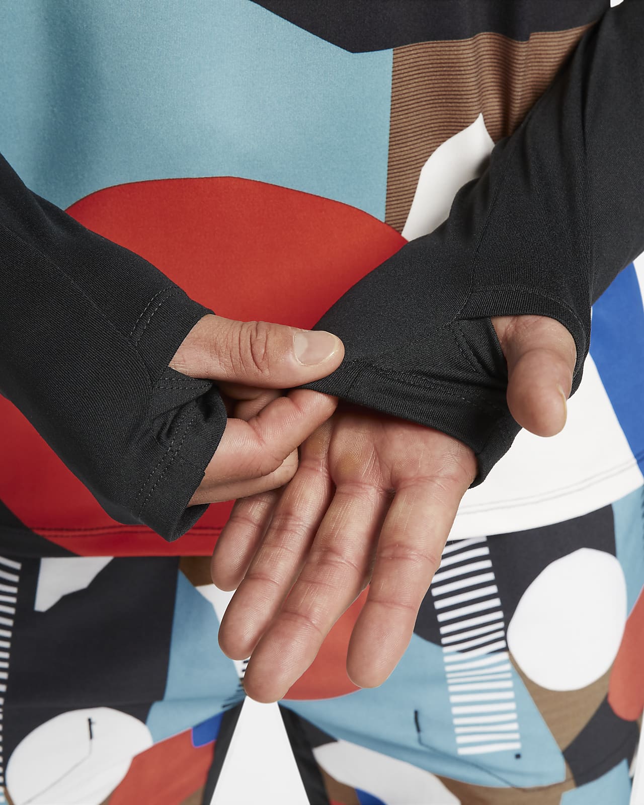 Nike A.I.R. Hola Lou Men's Mid Layer Running Top. Nike LU