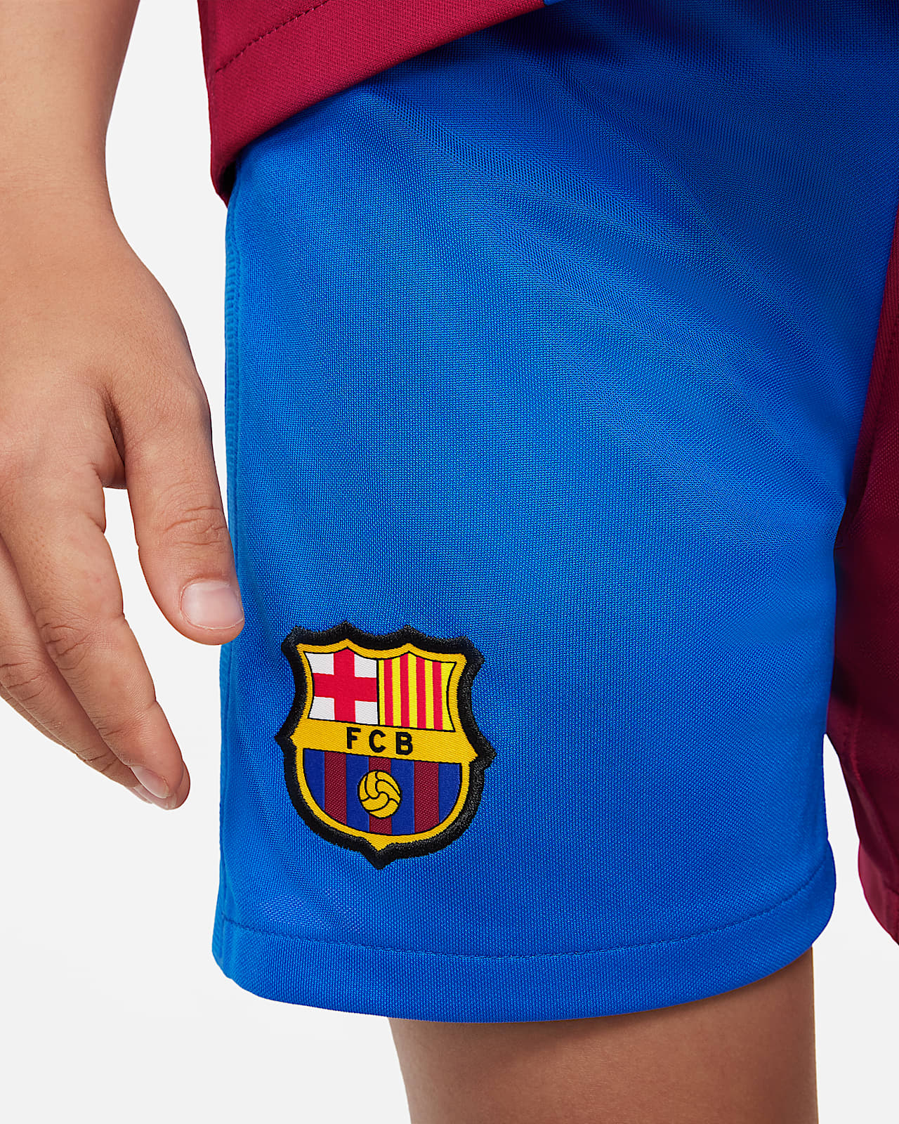 F.C. Barcelona 2021/22 Home Younger Kids' Football Kit. Nike IE