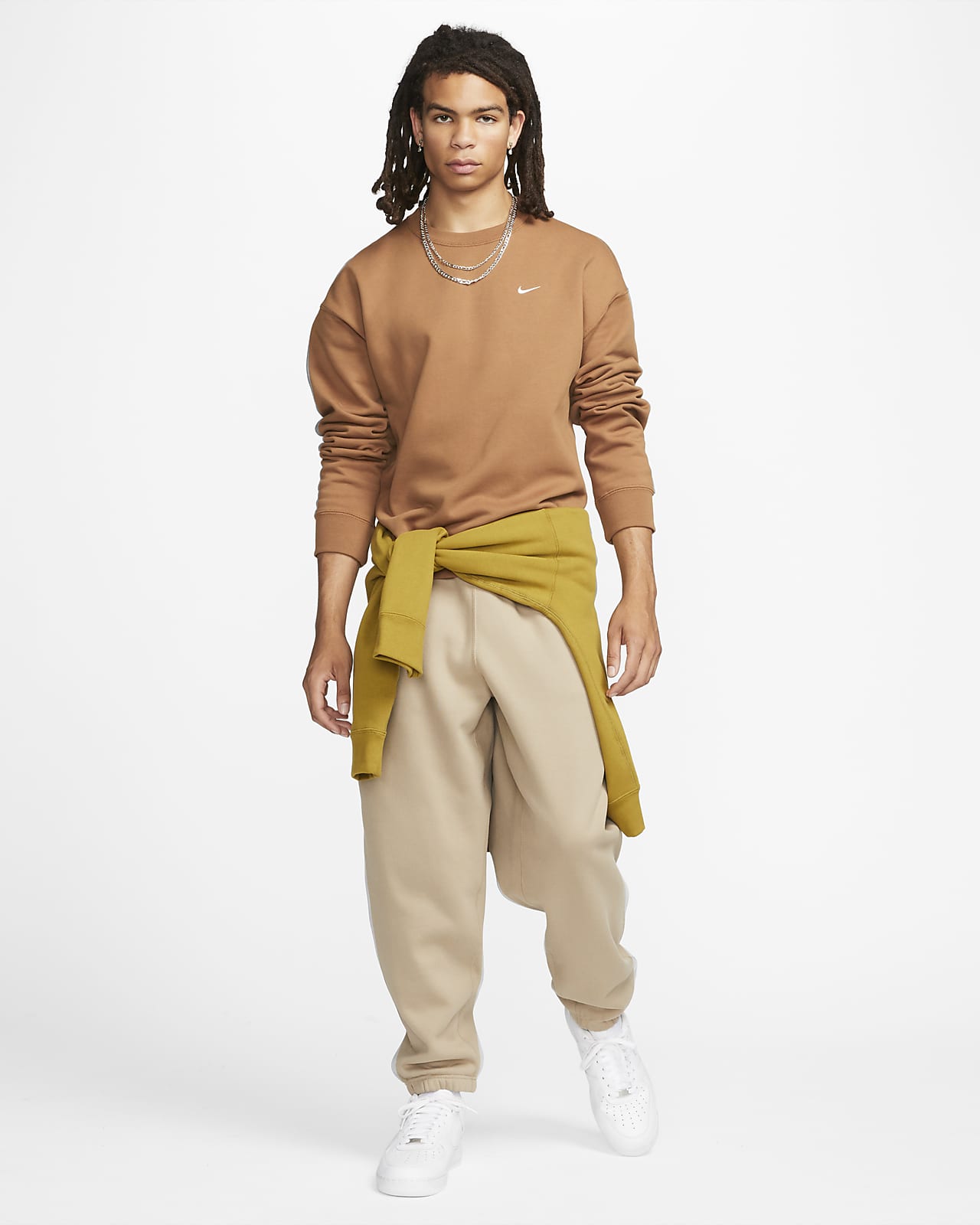 Nike Solo Swoosh Men's Fleece Crew. Nike LU