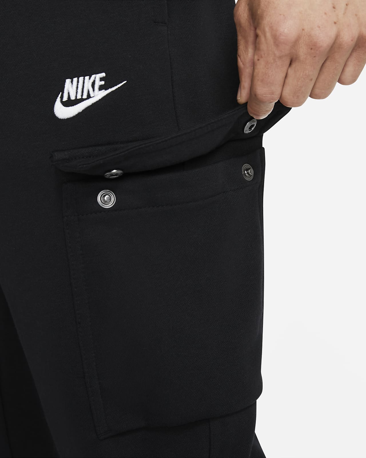 Nike Sportswear Club French Terry Men's Cargo Trousers. Nike AE