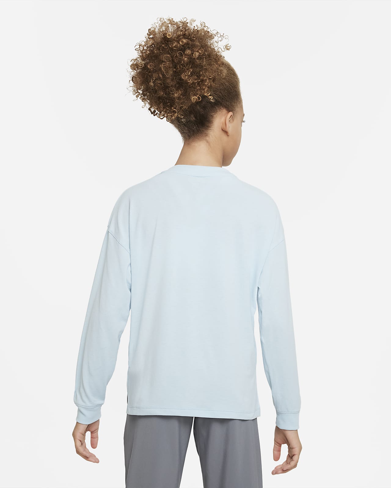 Nike Yoga Dri-FIT Older Kids' (Girls') Training Top. Nike AE