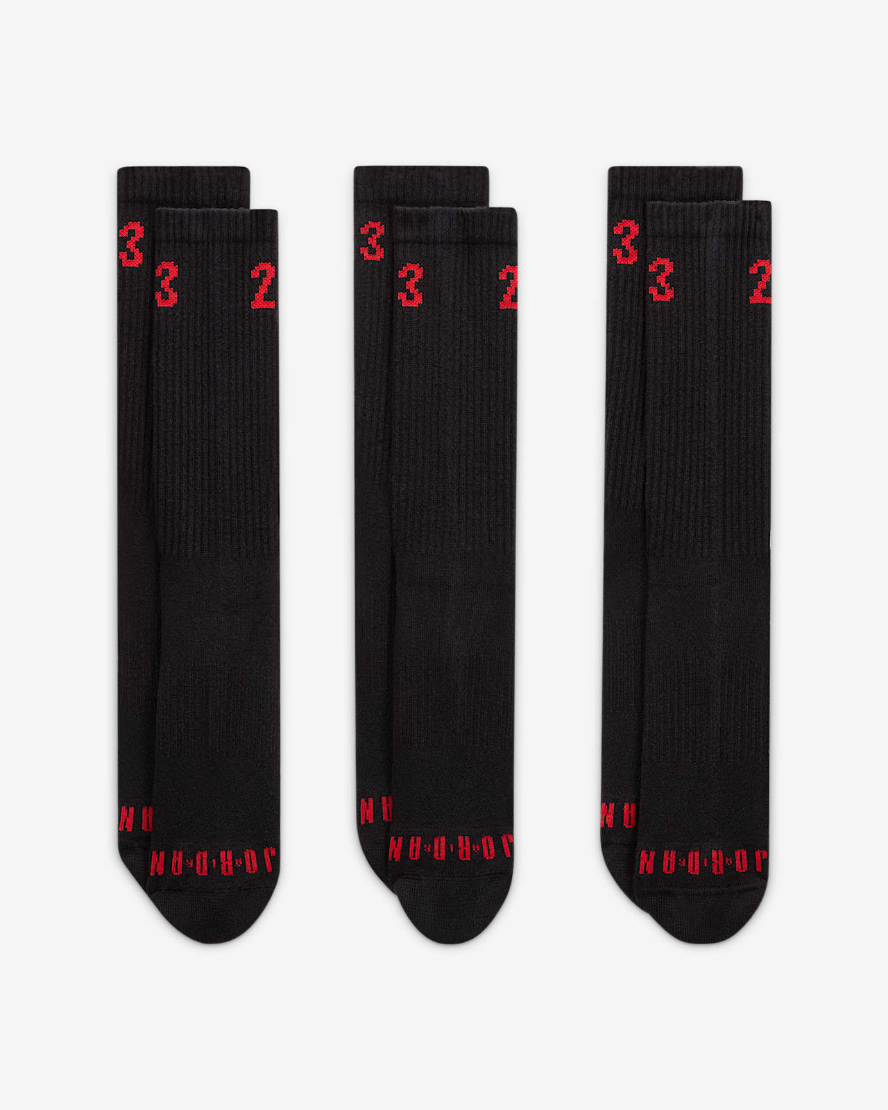 Jordan Essentials Crew Socks (3 Pairs). Nike IL