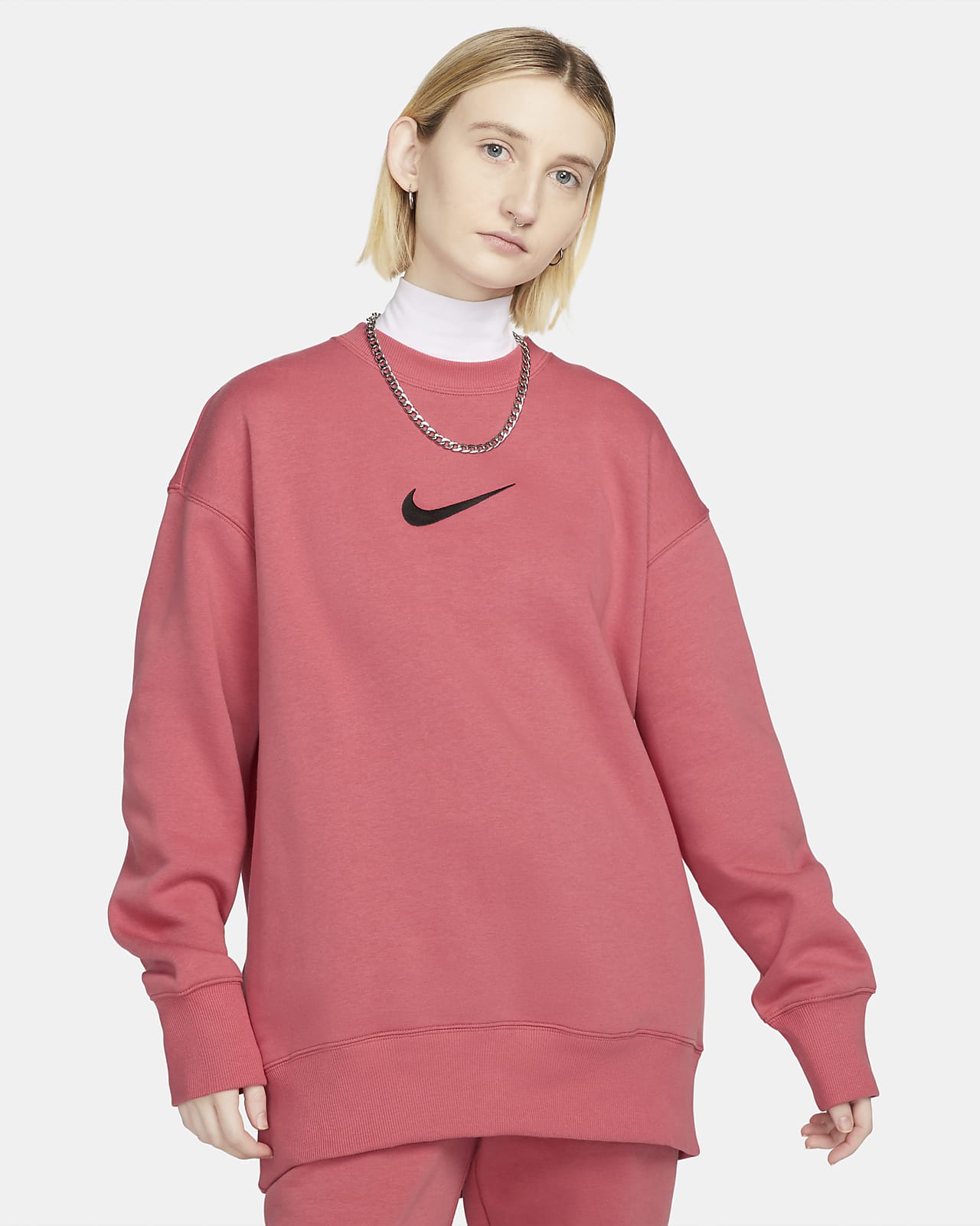 Nike Sportswear Phoenix Fleece Women's Oversized Fleece Sweatshirt. Nike CZ