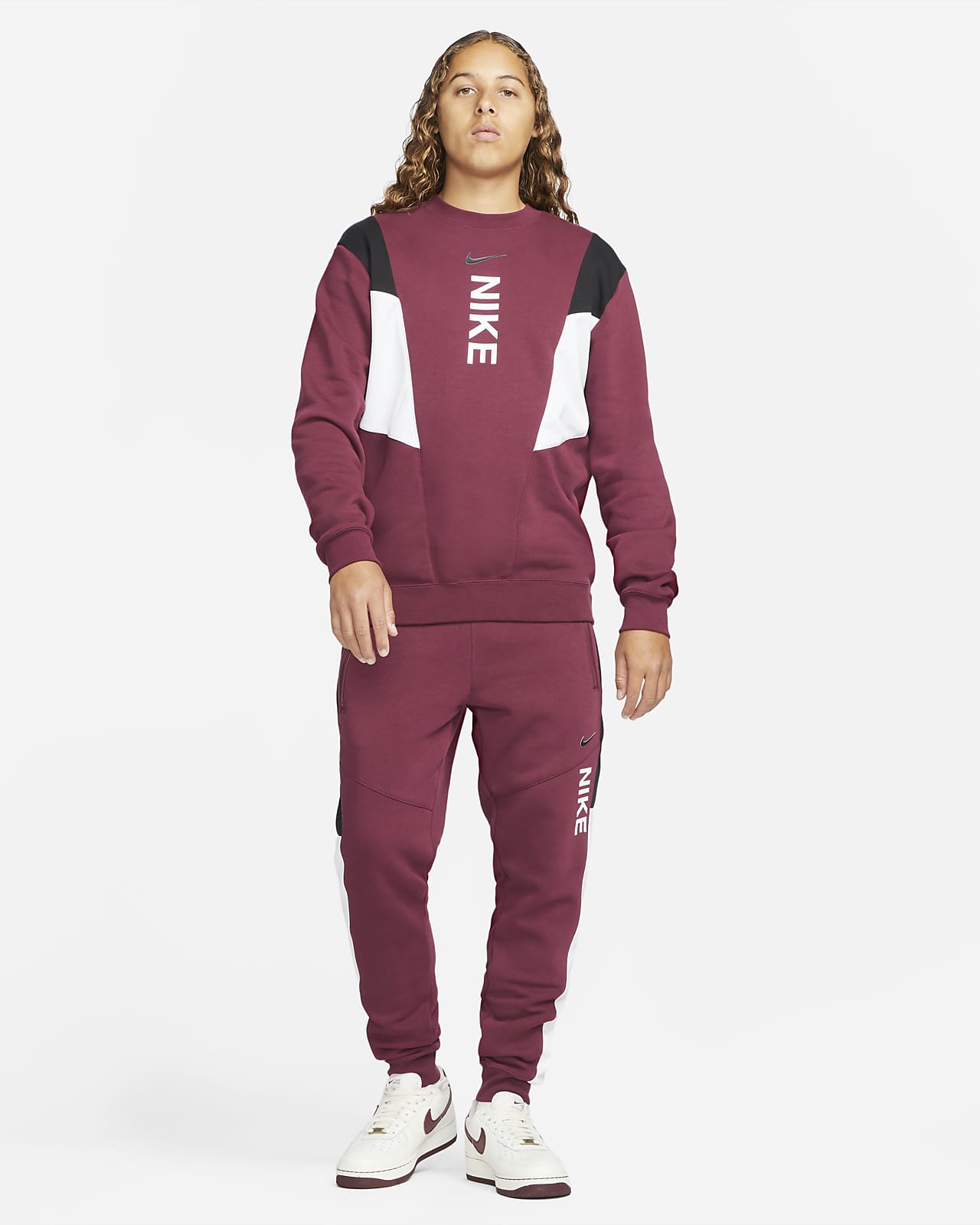 Sweat-shirt en tissu Fleece Nike Sportswear Hybrid pour Homme. Nike LU