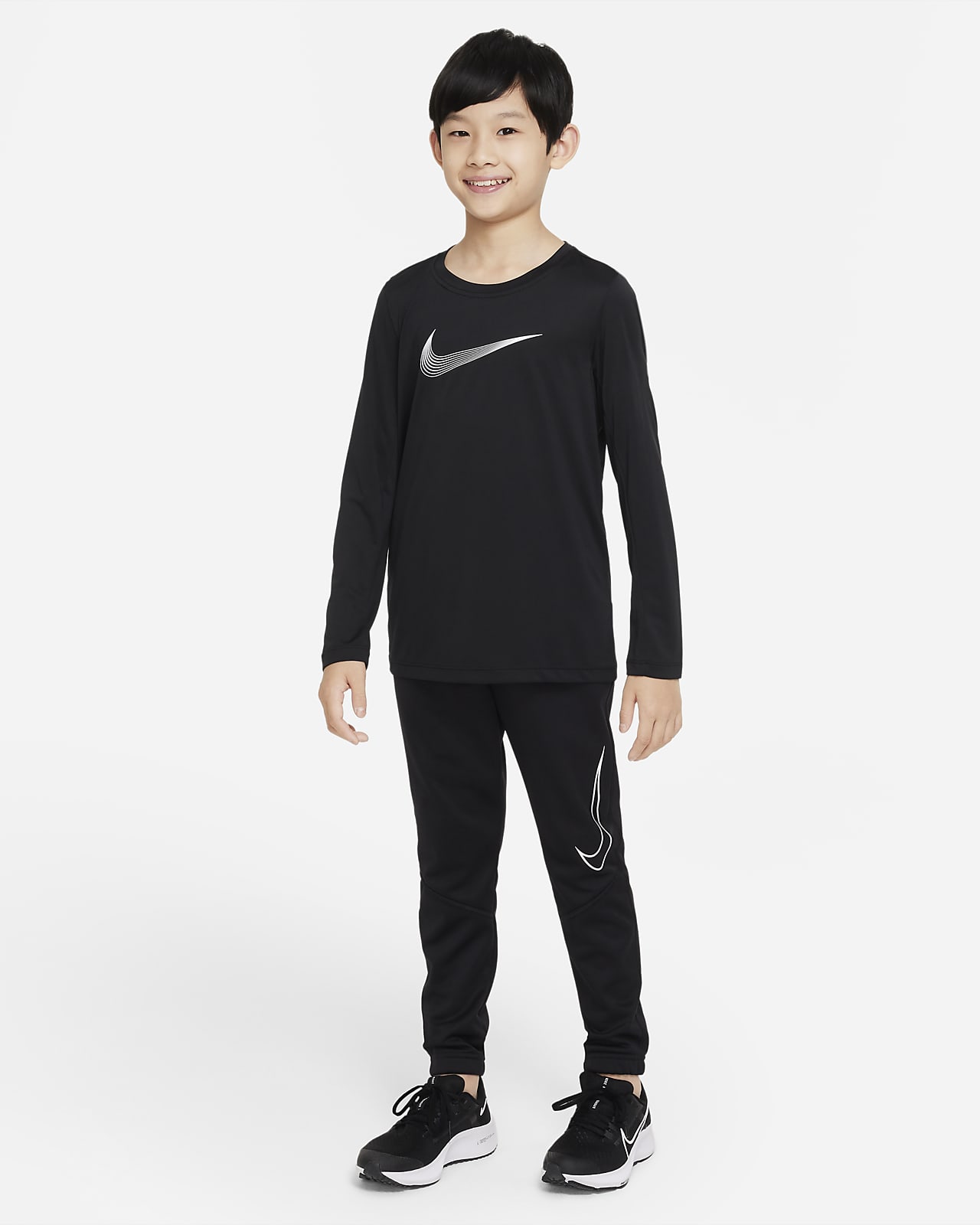 Haut de training à manches longues Nike Dri-FIT pour Garçon plus âgé ...