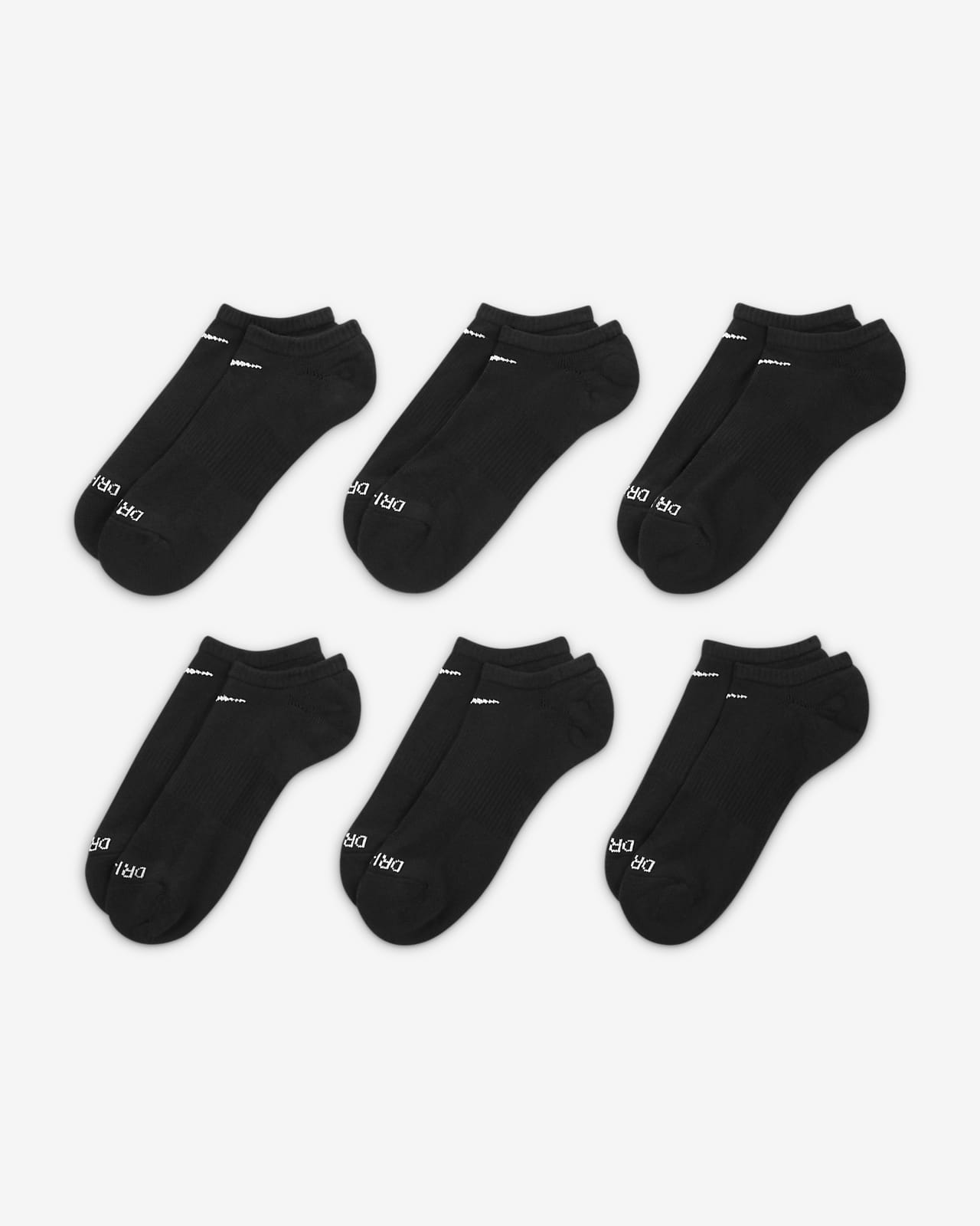Nike Everyday Plus Cushioned Training No Show Socks 6 Pairs Nike Sa